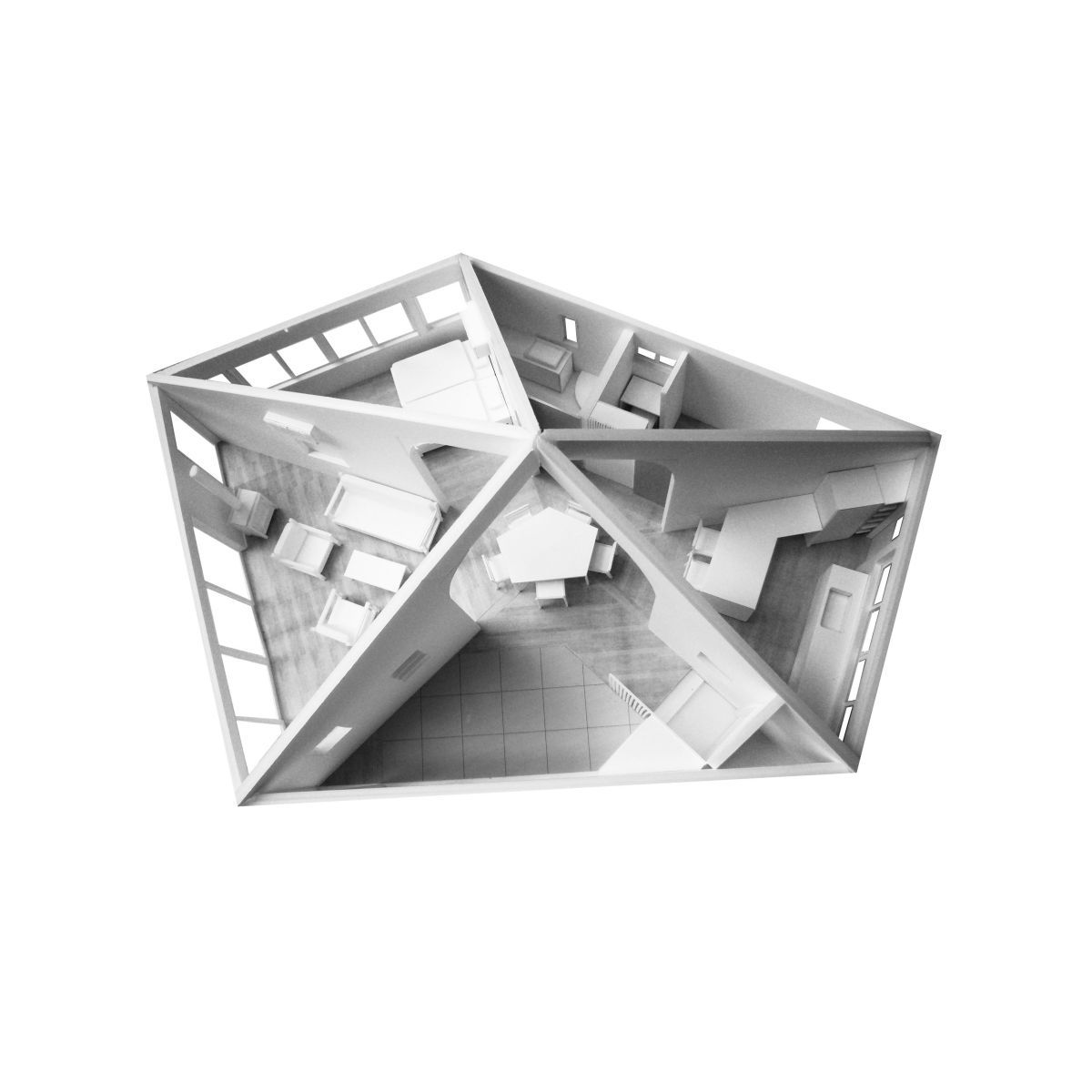 Gallery of The Pentagonal House / Kazuya Morita Architecture Studio - 4