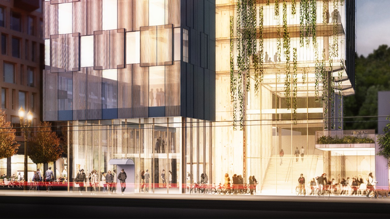 Gallery of Proposals for Portland, New York Win US Tall Wood Building ...
