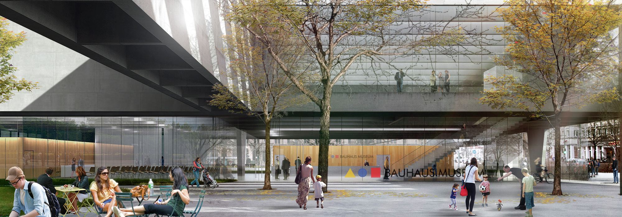 Gallery of Bauhaus Museum Finalist Acts as a Gate Between City and Park ...