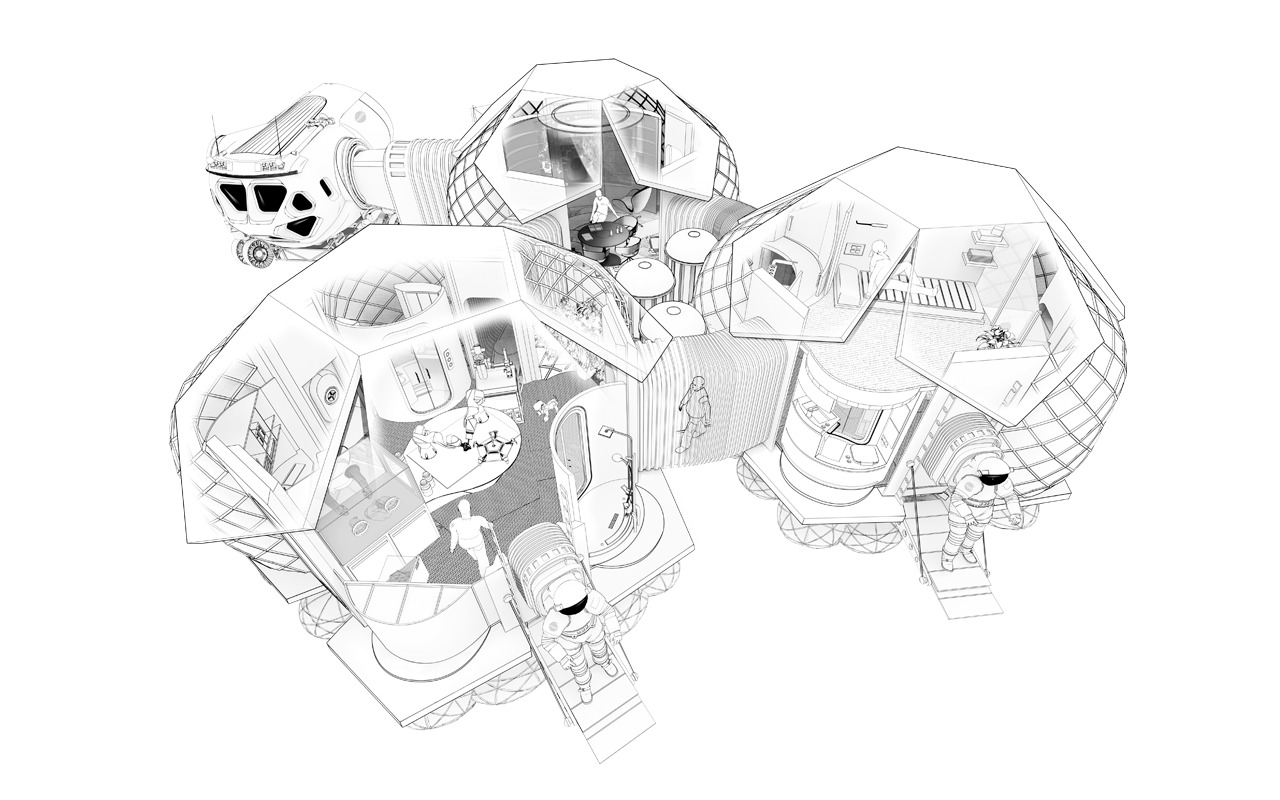 Gallery of Foster Among 30 Shortlisted in NASA-Backed Mars Habitat ...