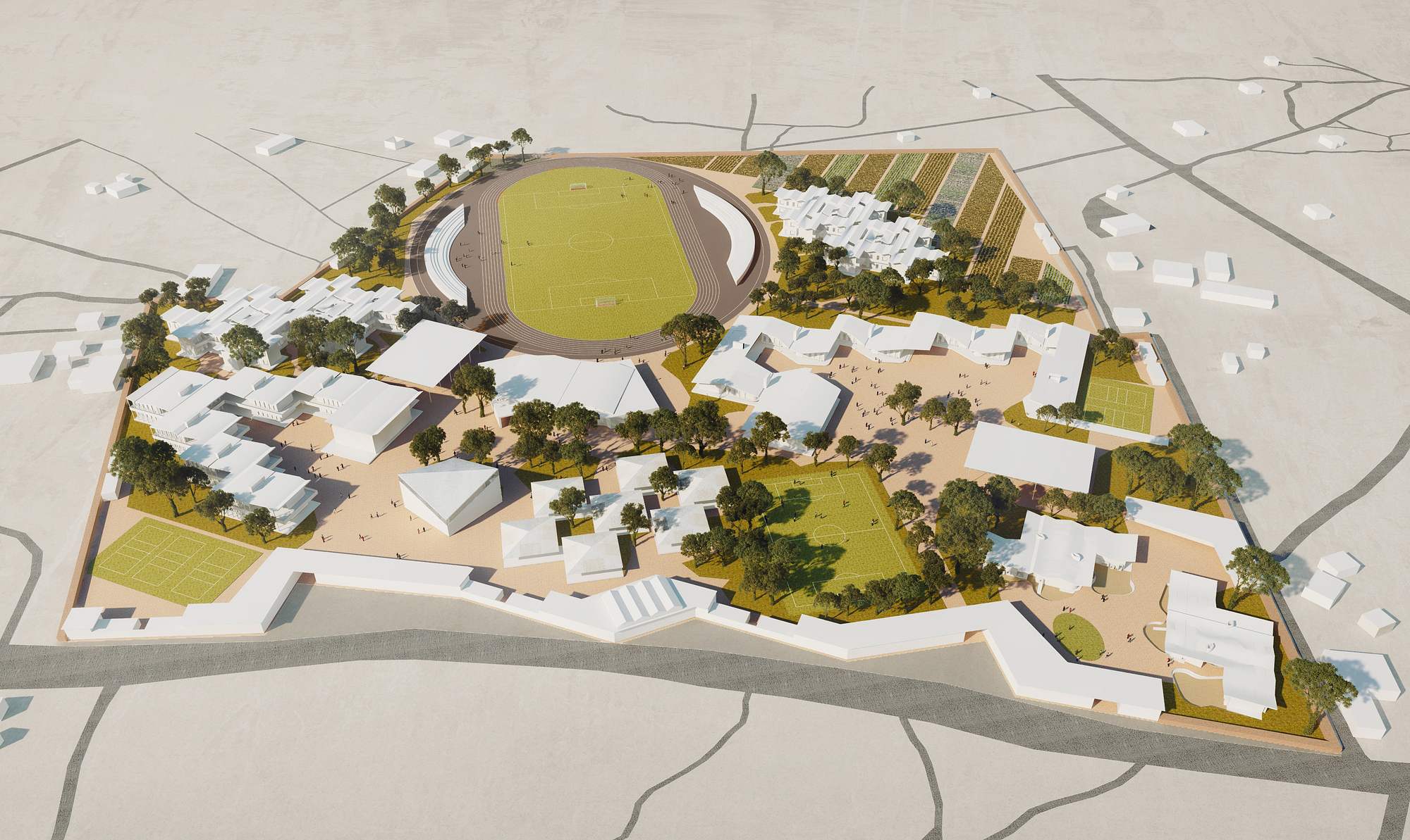 Gallery of Francis Kéré Designs Education Campus for Mama Sarah Obama ...