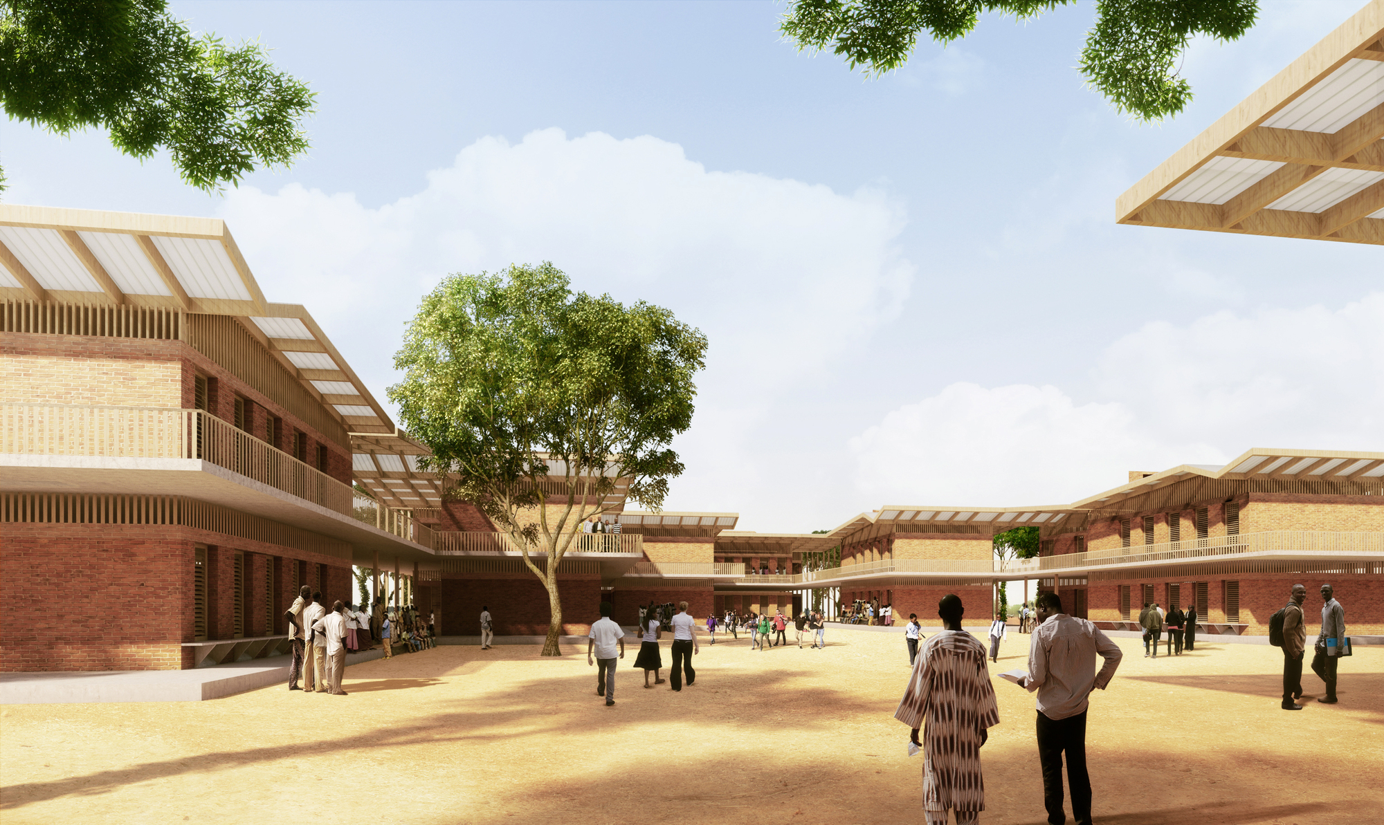 Gallery of Francis Kéré Designs Education Campus for Mama Sarah Obama ...