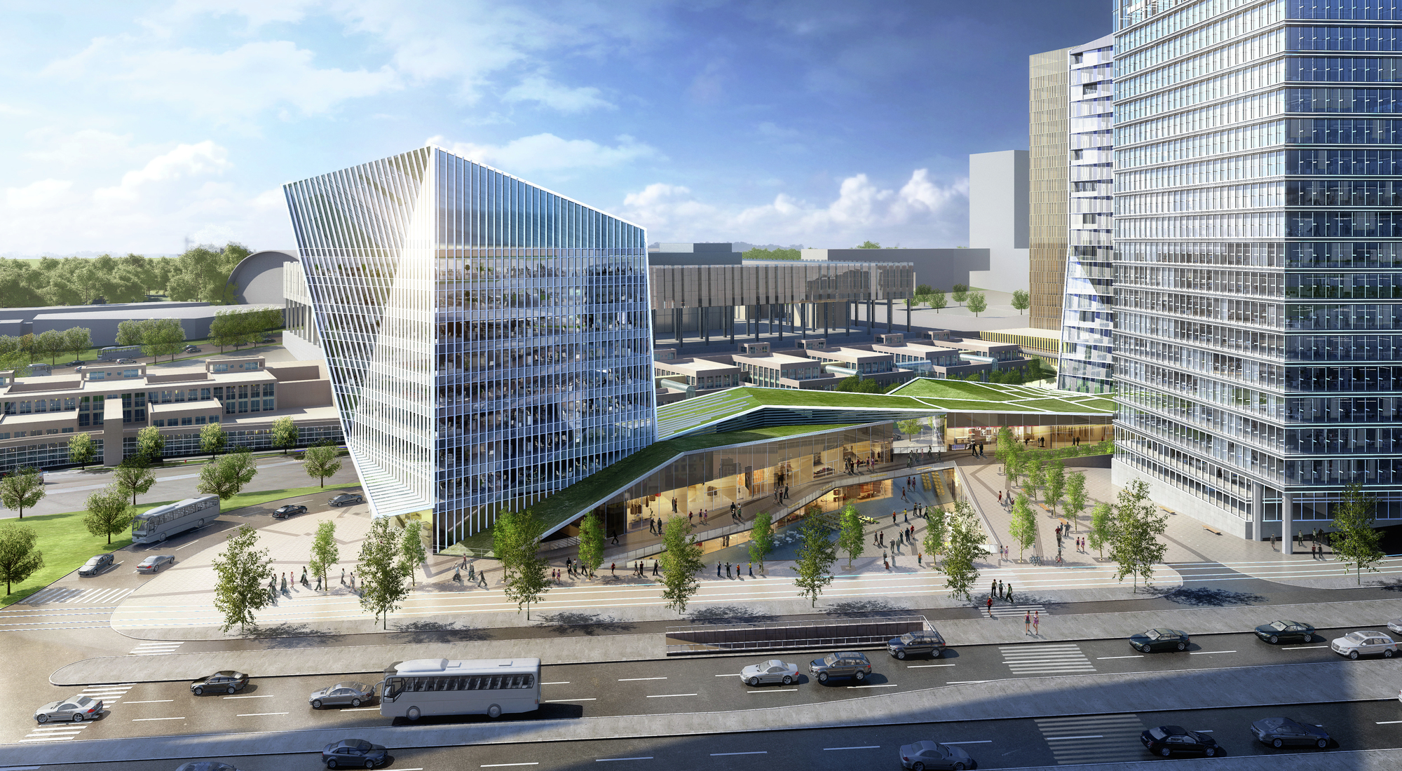 Gallery of Arquitectonica Wins Competition to Design Mixed Use Complex ...