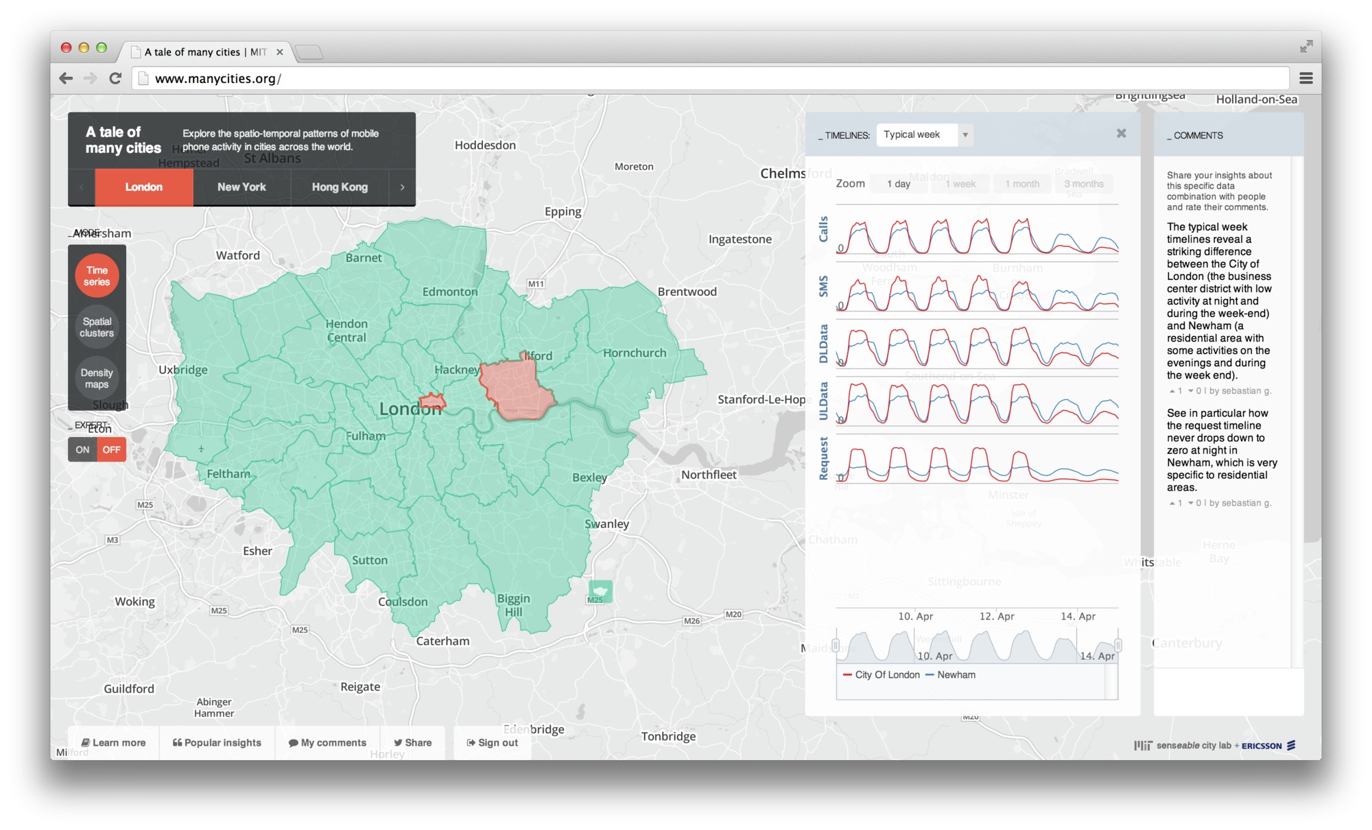 Gallery of New Website Visualizes Human Activity in Cities Across the ...