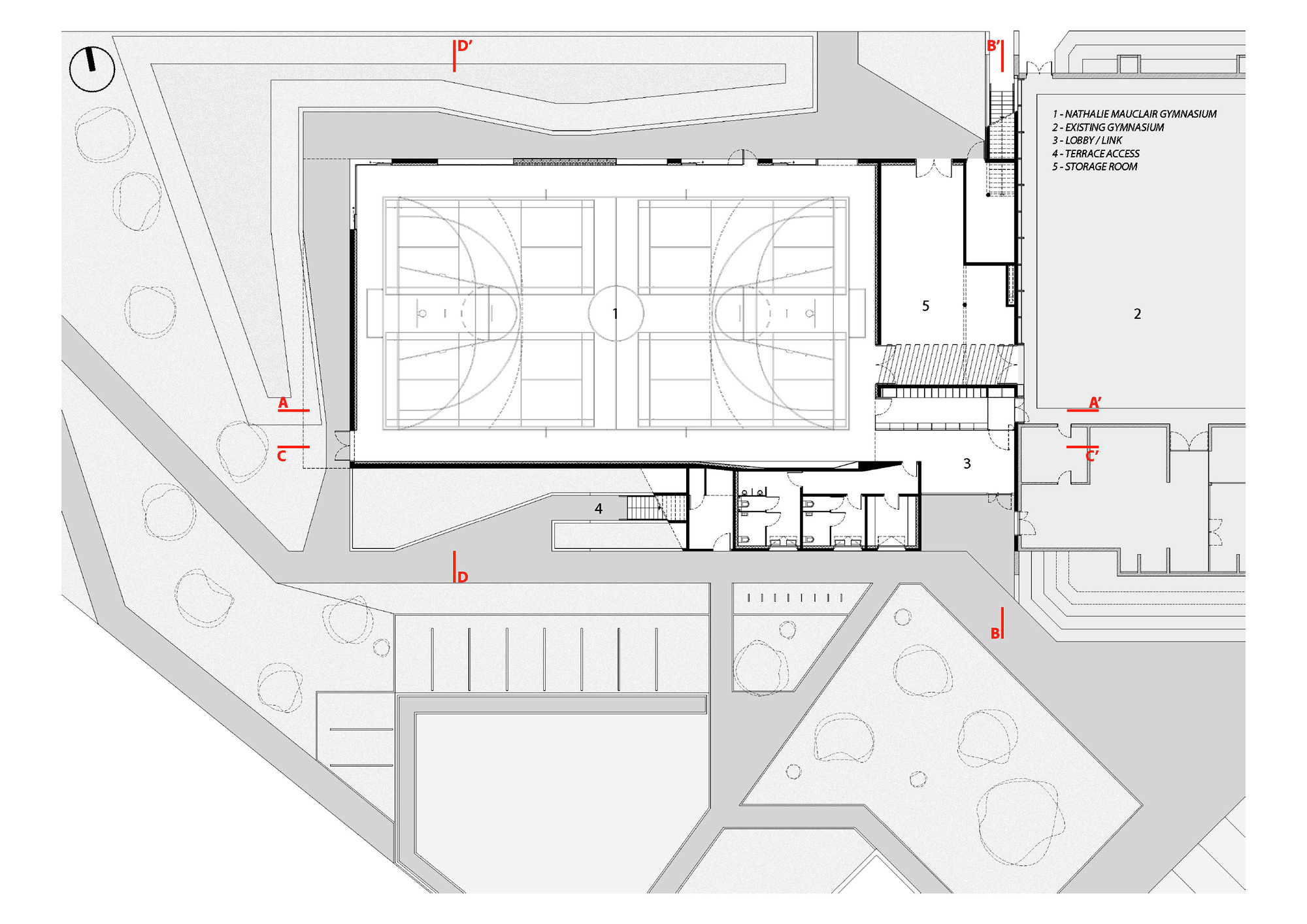 Gallery of Nathalie Mauclair Gymnasium / Schemaa - 26