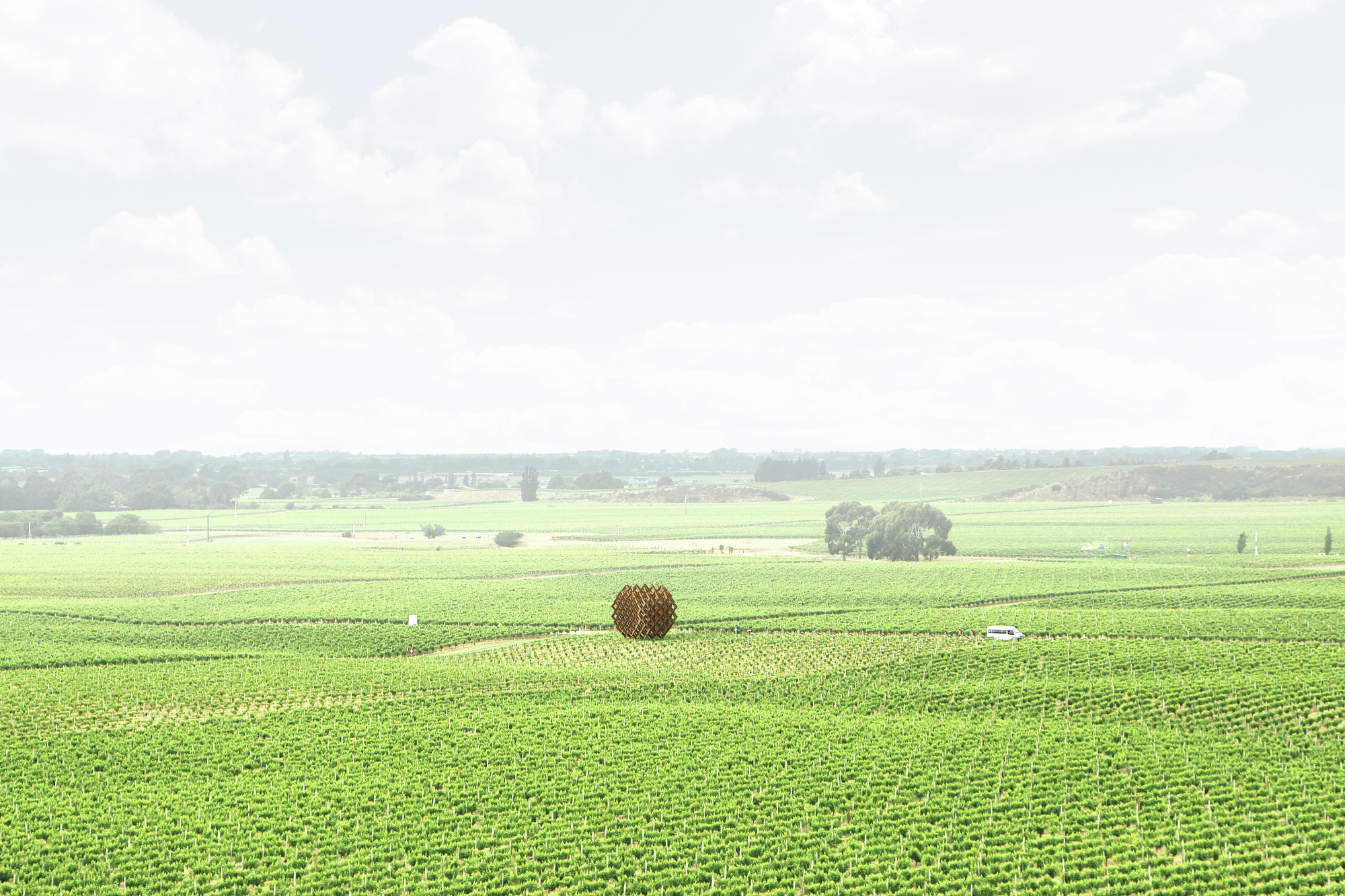 Gallery of Studio Dror Designs Steel Sculpture for New Zealand Winery - 2