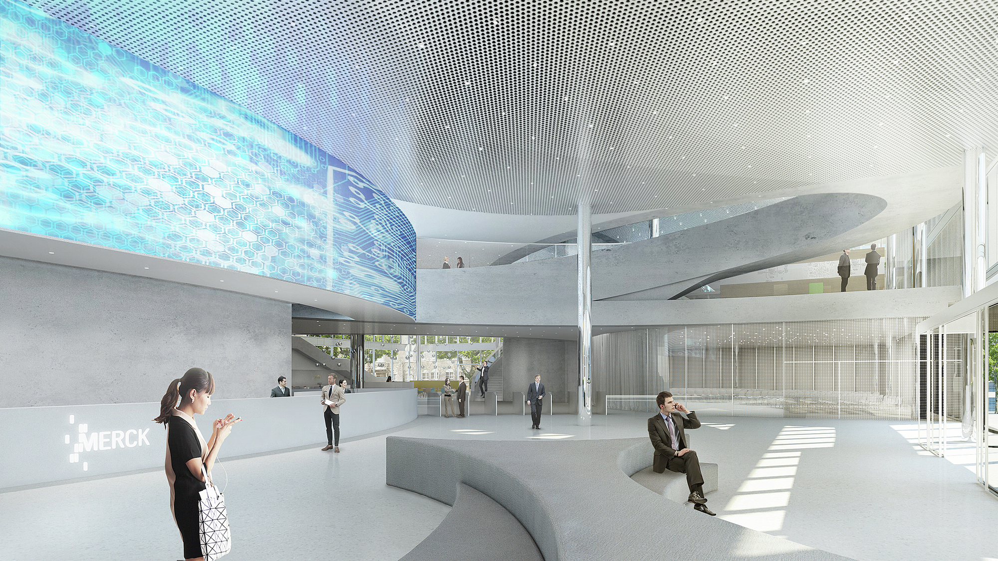 Gallery of Innovation Center at Merck / HENN - 4