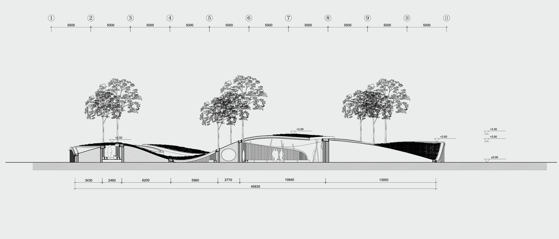 Gallery of Penda Designs River-Inspired Landscape Pavilion for China’s ...