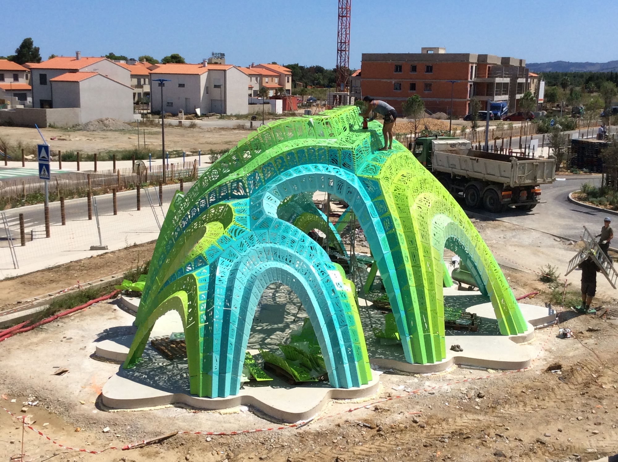 Gallery of Marc Fornes / THEVERYMANY Completes Their Latest "Structural ...