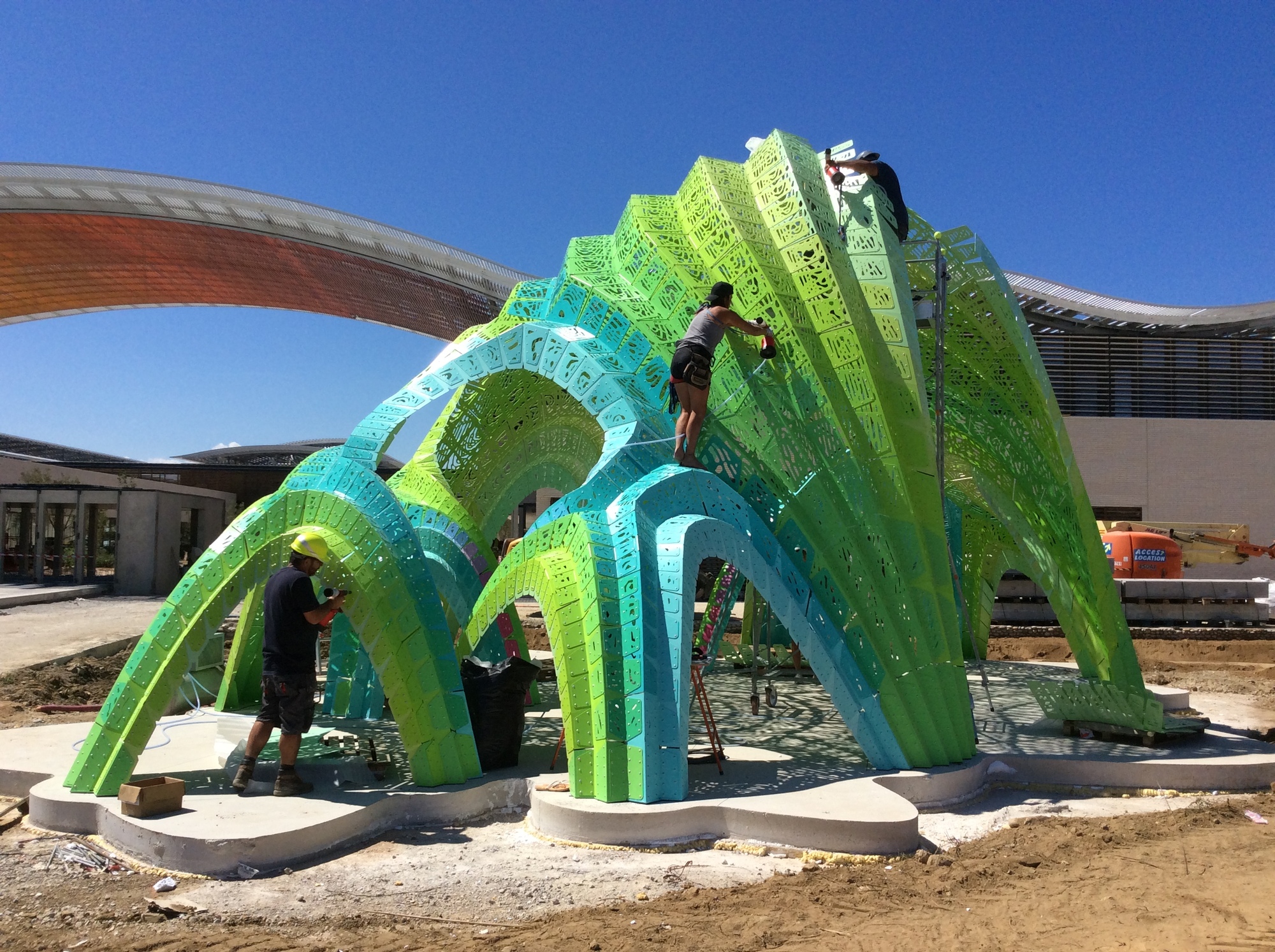 Gallery of Marc Fornes / THEVERYMANY Completes Their Latest "Structural ...