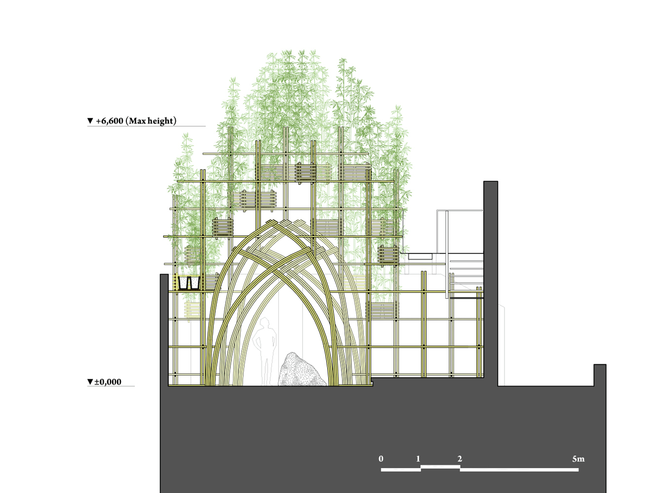 Galería de Bamboo Forest / Vo Trong Nghia Architects - 15