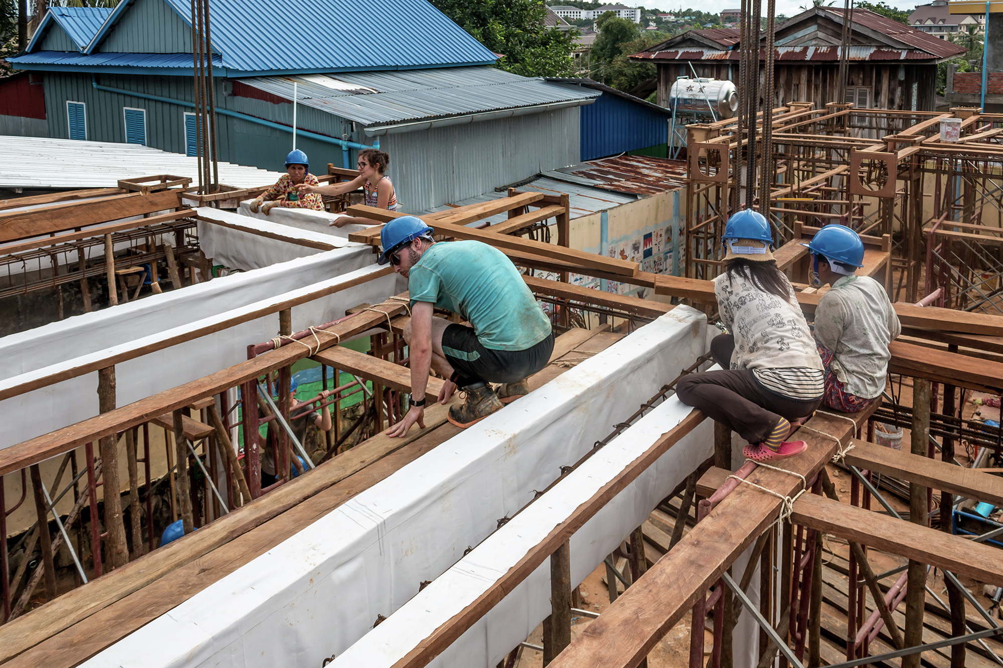 Gallery of Architects Team Up with Khmer Women to Build a Community ...