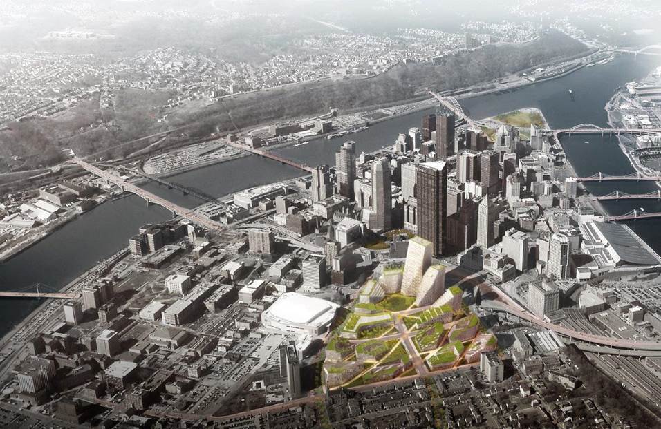 Gallery of New Lower Hill Masterplan / West 8 + BIG + Atelier Ten - 2