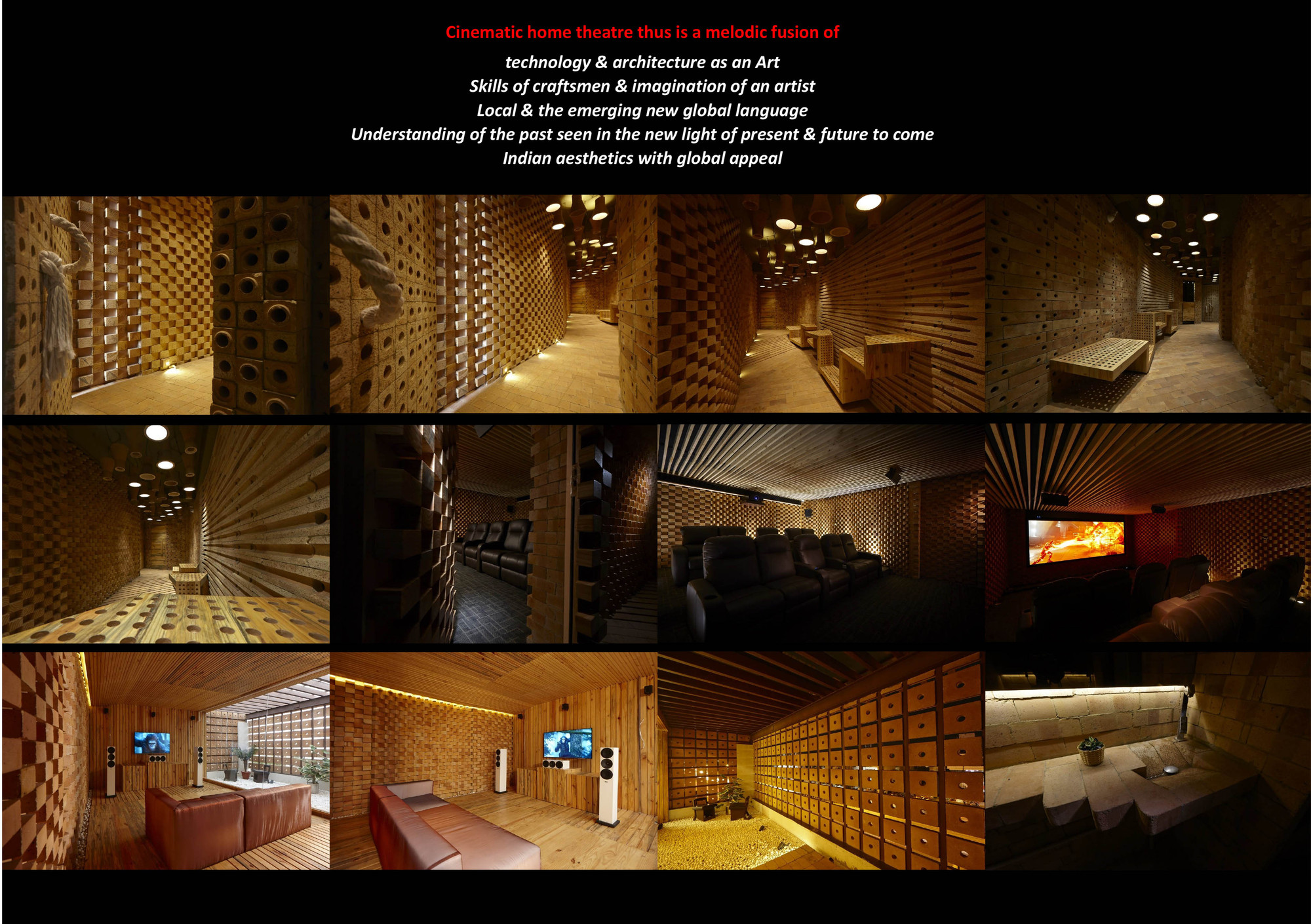 Galería de Interior de estudio de cine en casa / Sfurna Designs - 25