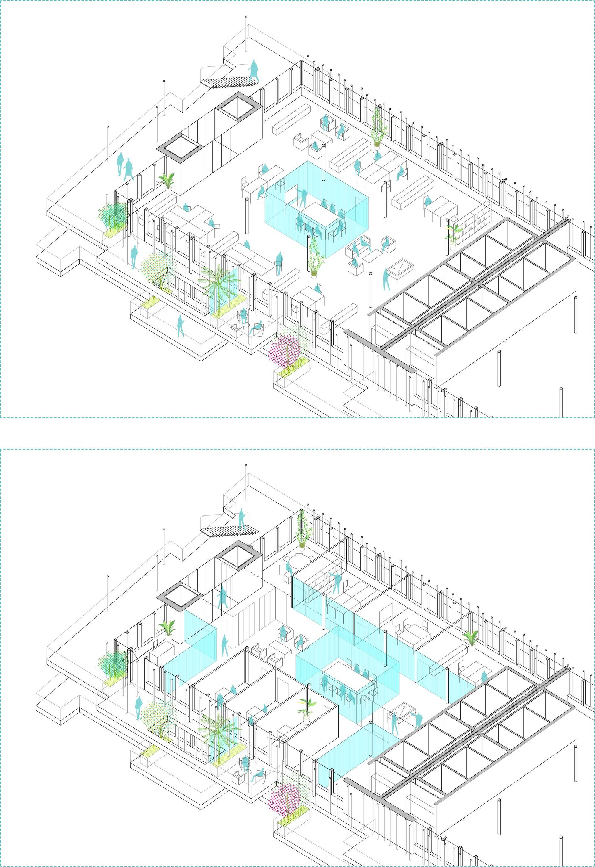 Gallery of NL*A Reveals Plans for Open-Concept Green Office Building in ...