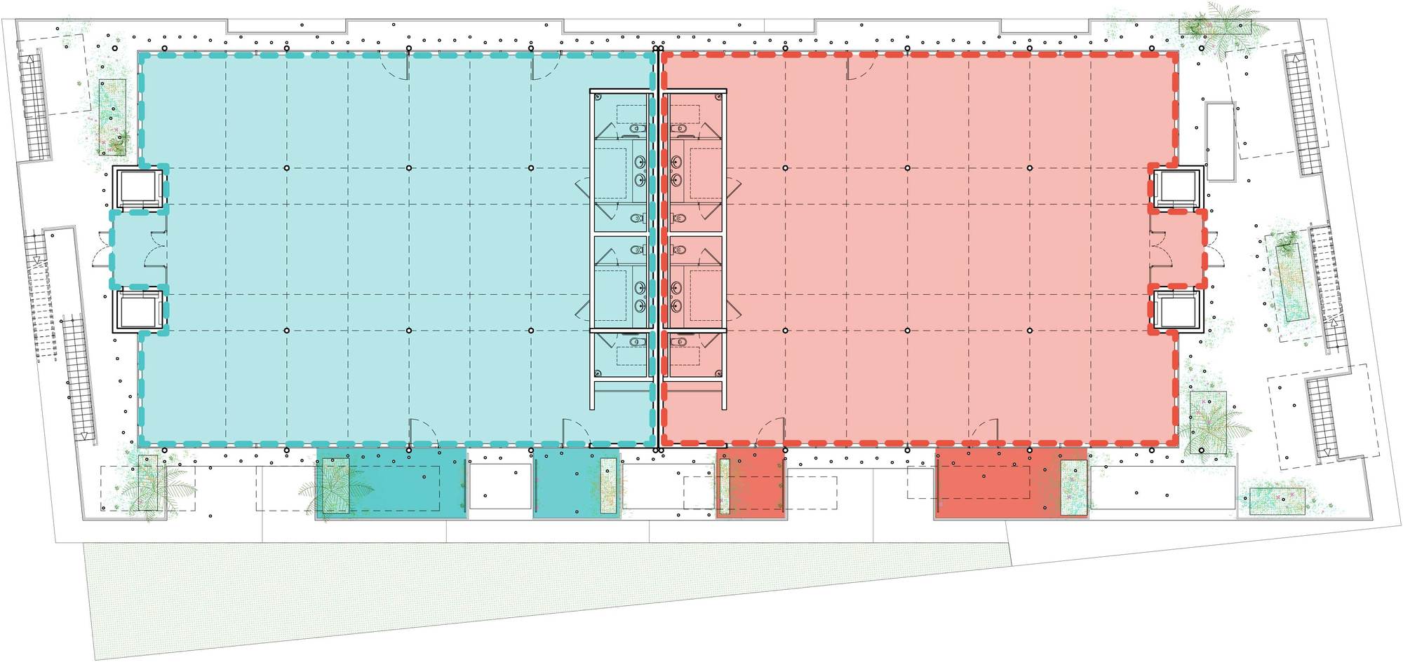 Gallery of NL*A Reveals Plans for Open-Concept Green Office Building in ...