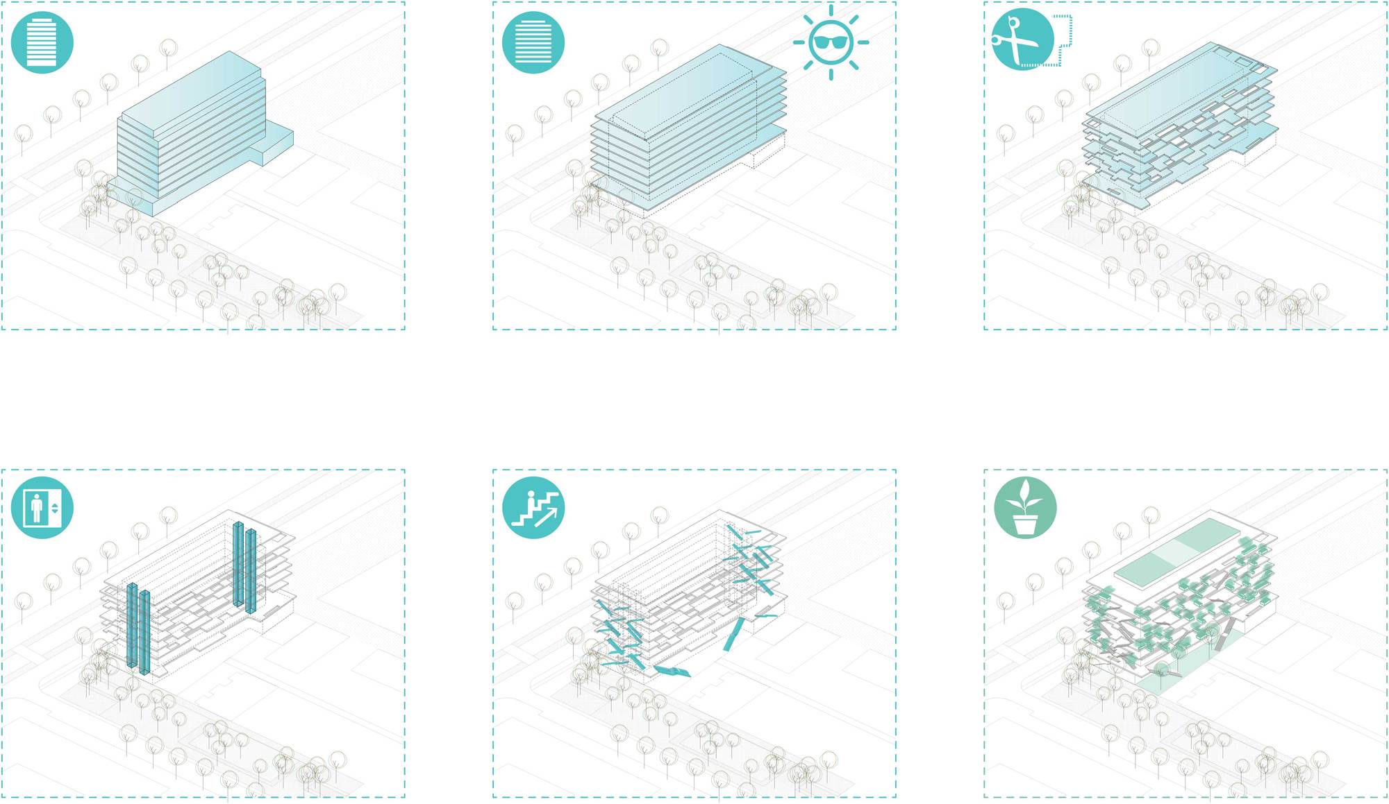 Gallery of NL*A Reveals Plans for Open-Concept Green Office Building in ...