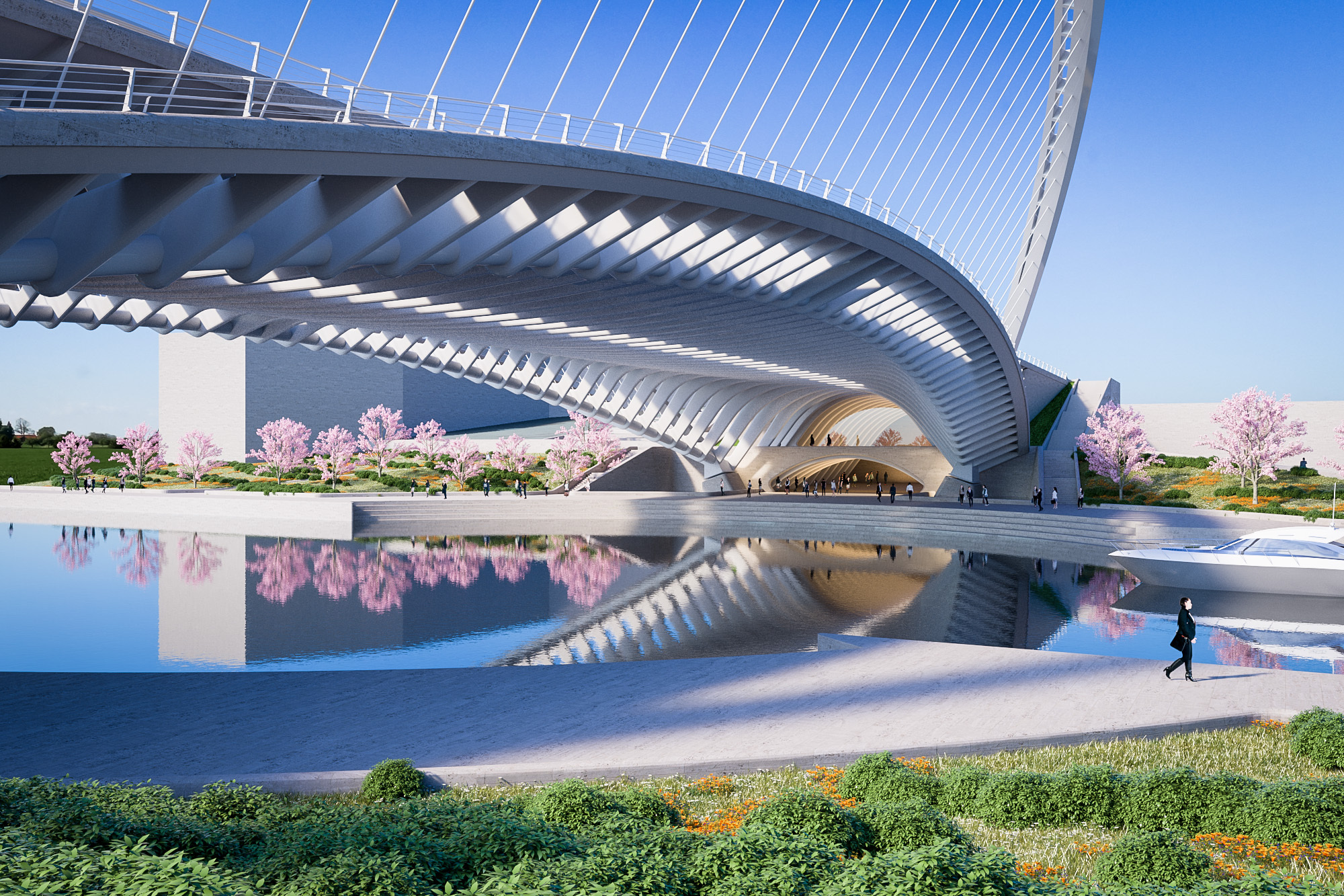 Gallery of Santiago Calatrava Designs 3 New Bridges for Huashan - 4