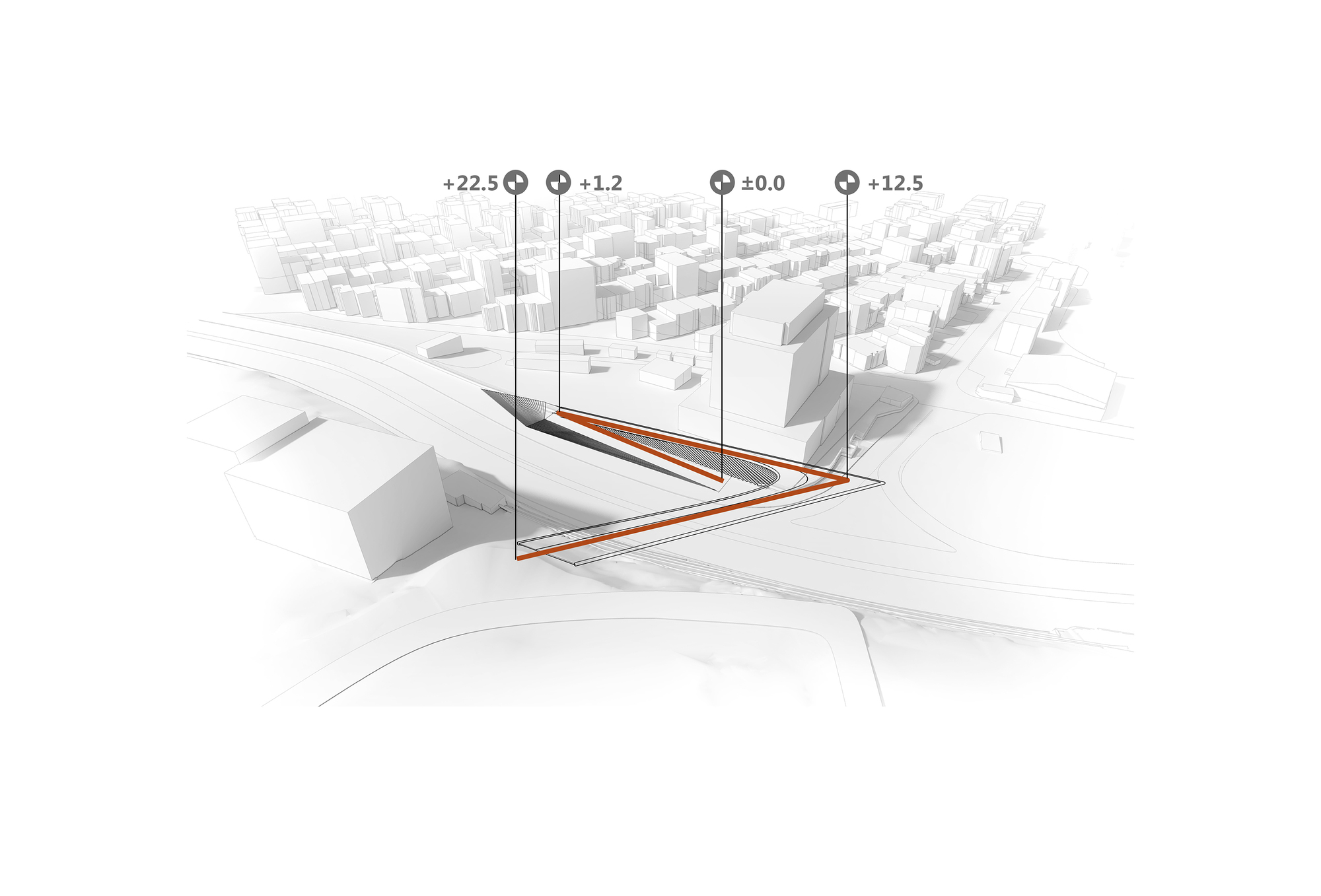 Gallery of 3rd Skin Architects' Haghani Pedestrian Bridge Folds Over ...