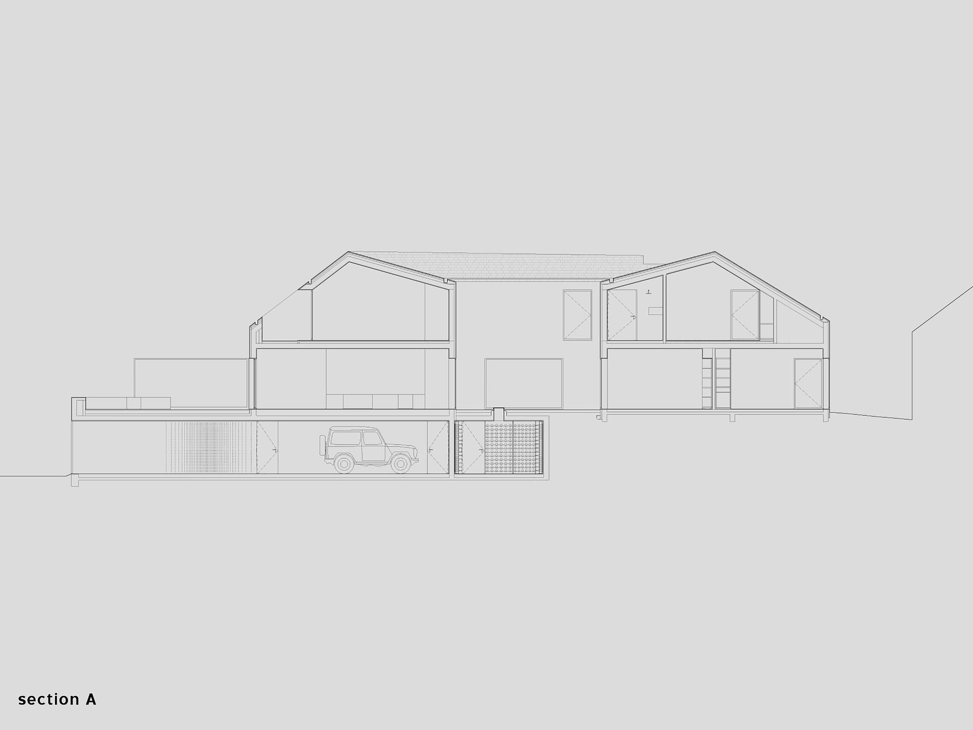 Gallery of Three Courtyard House / extrastudio - 20