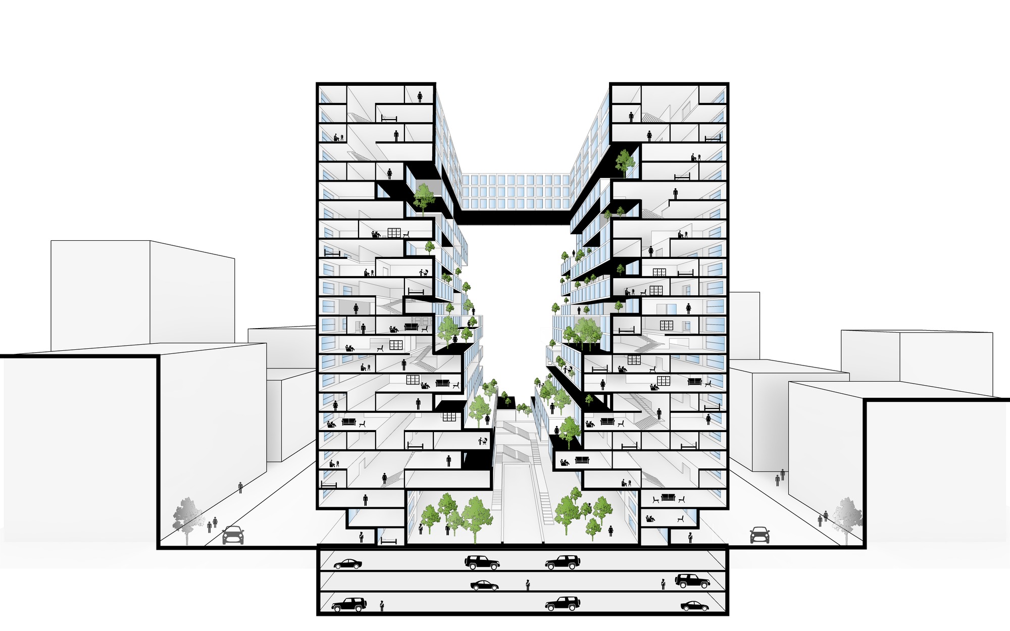 Gallery of ZAAD and Challenge Studio Propose New Tower for Iranian City ...