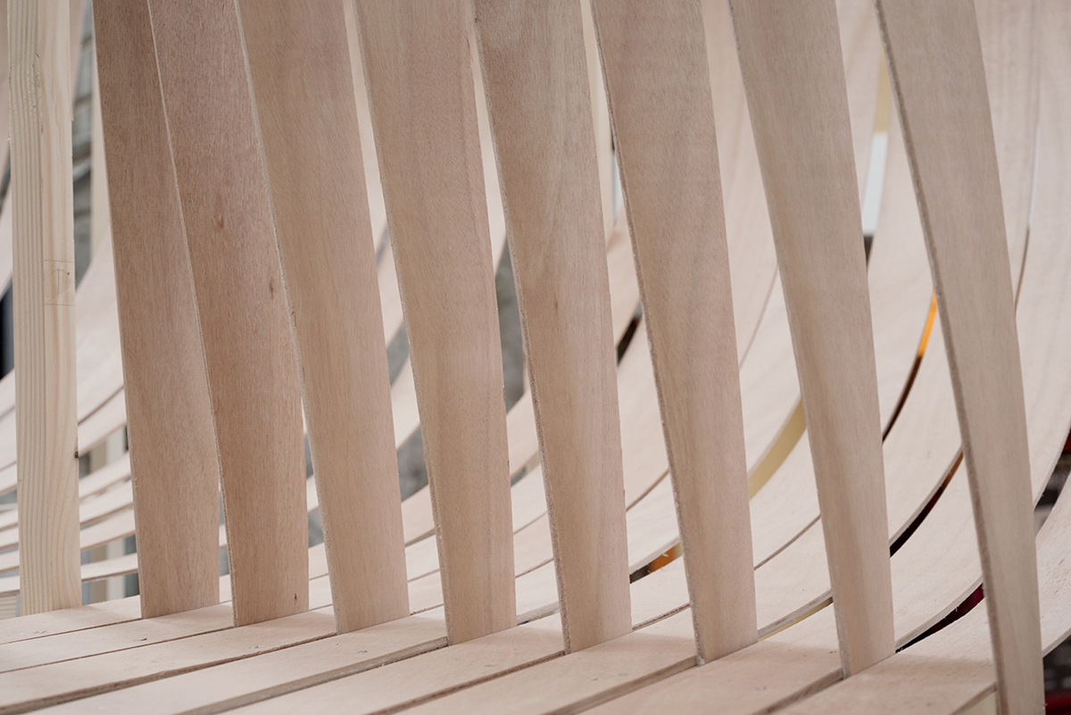Gallery of Experimental Structure of Bent Wood Takes Shape in Genoa - 6