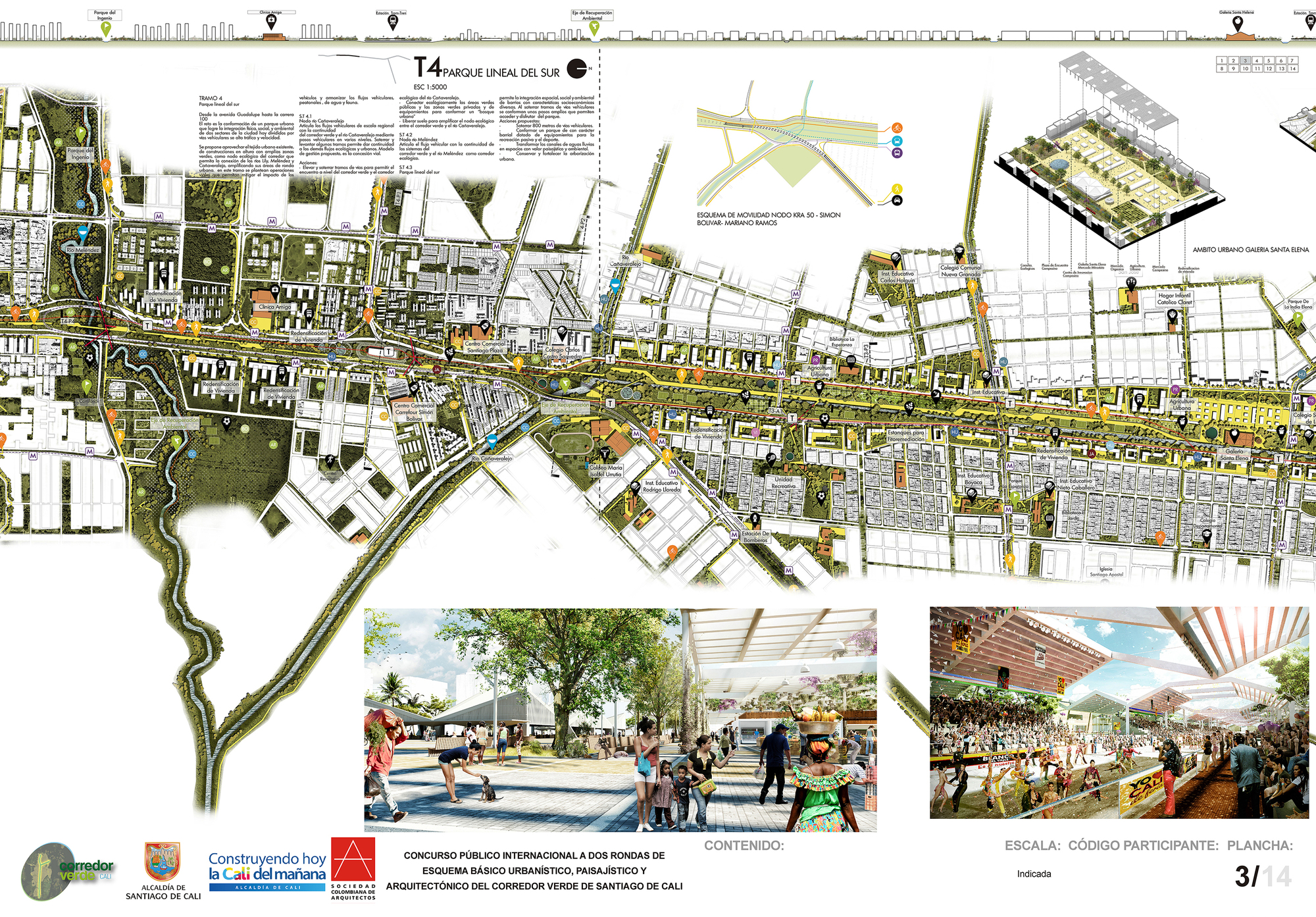 Galeria de Segunda fase do Corredor Verde de Cali na Colômbia - 20