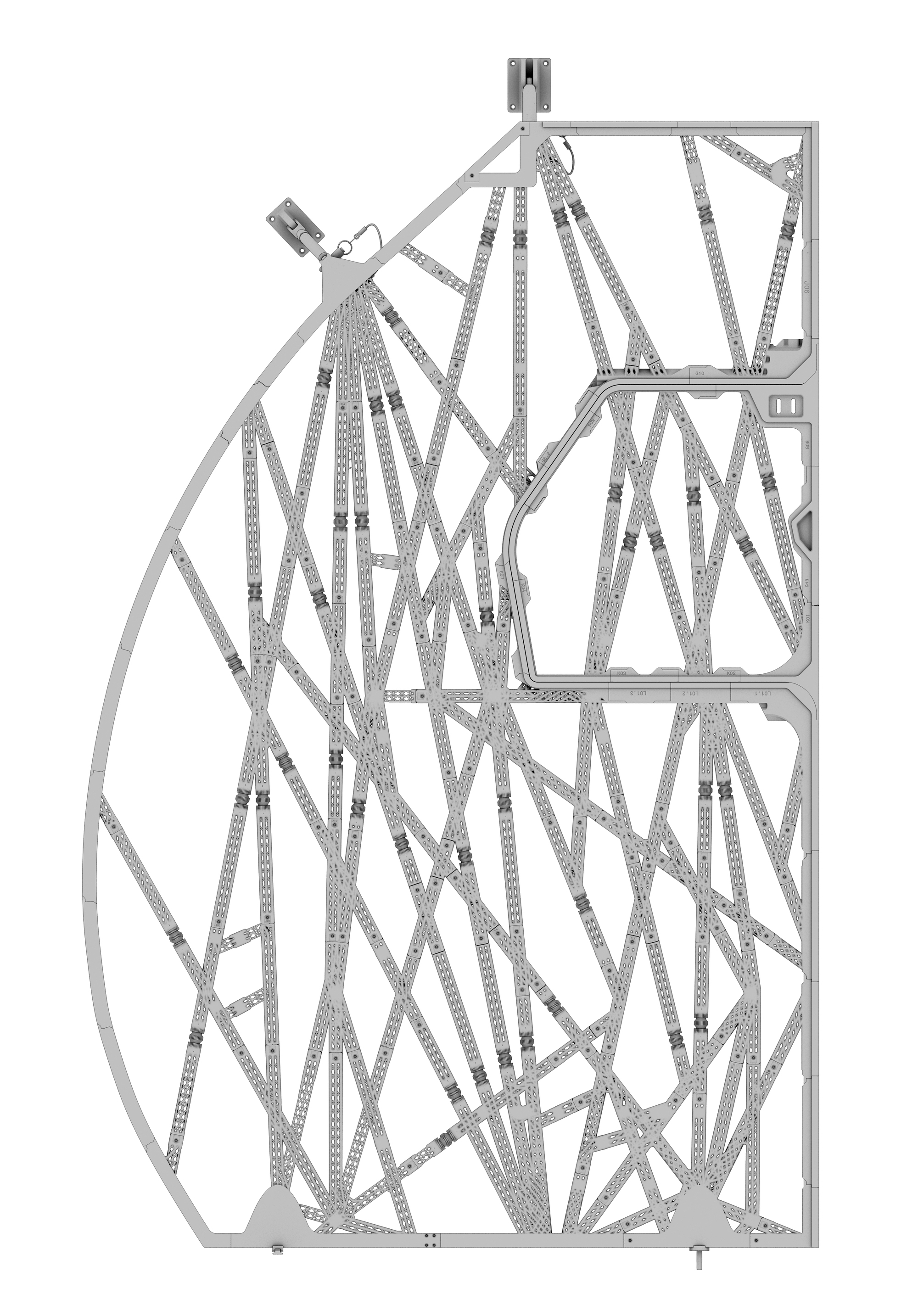 Gallery of The Living's 3D Printed Airplane Partition is Designed to ...