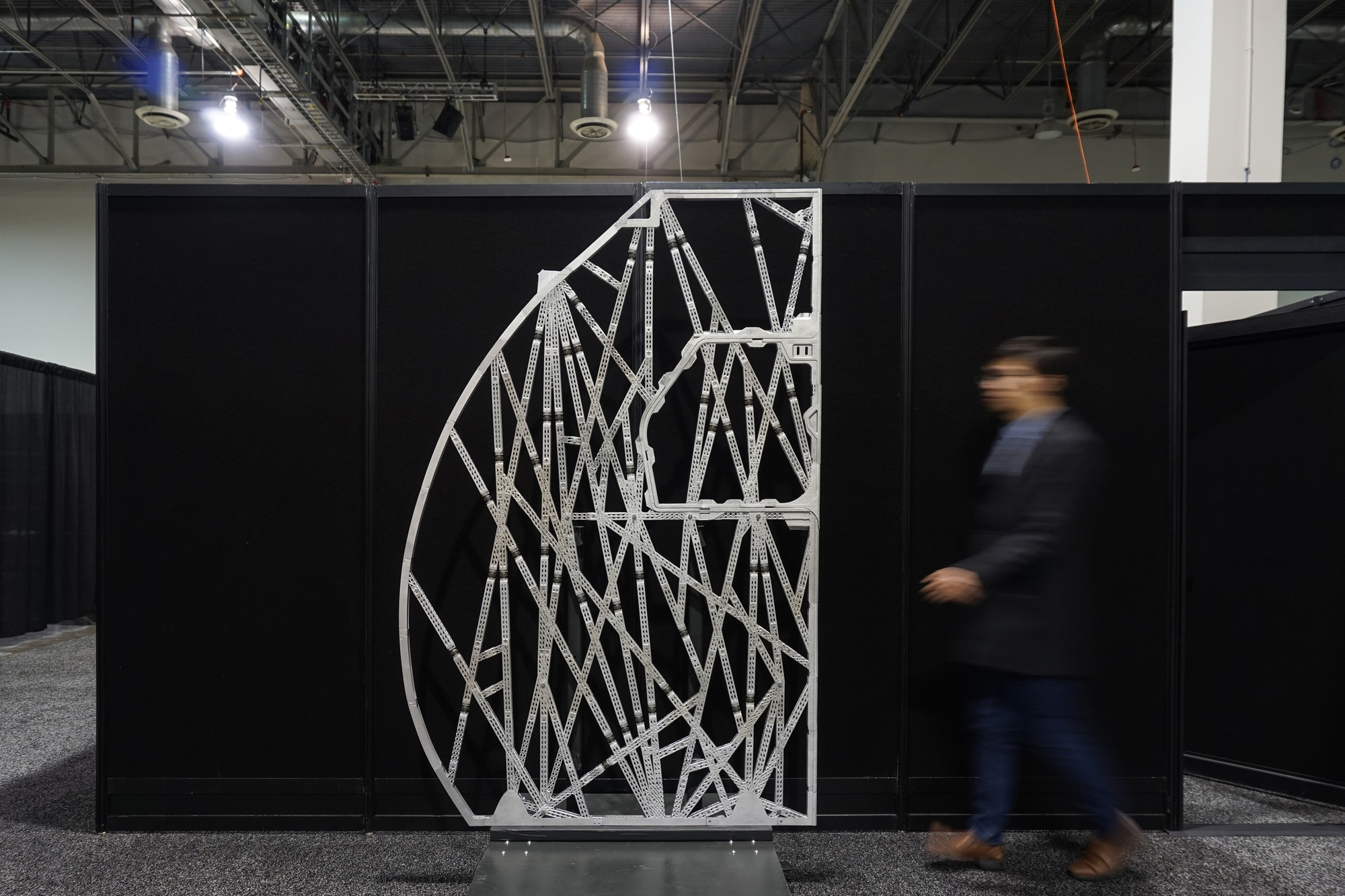Gallery of The Living's 3D Printed Airplane Partition is Designed to ...