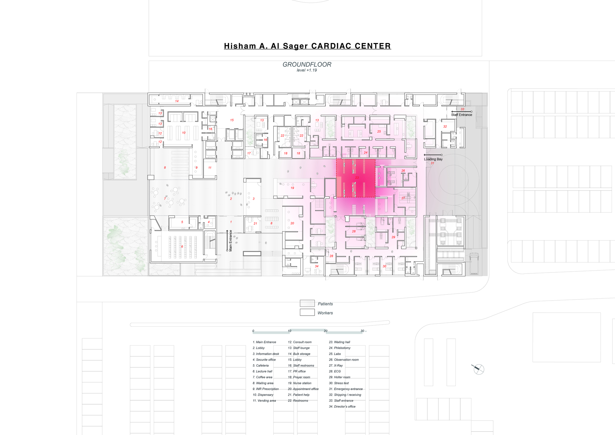 Gallery of Hisham A. Alsager Cardiological Hospital / AGi Architects - 23