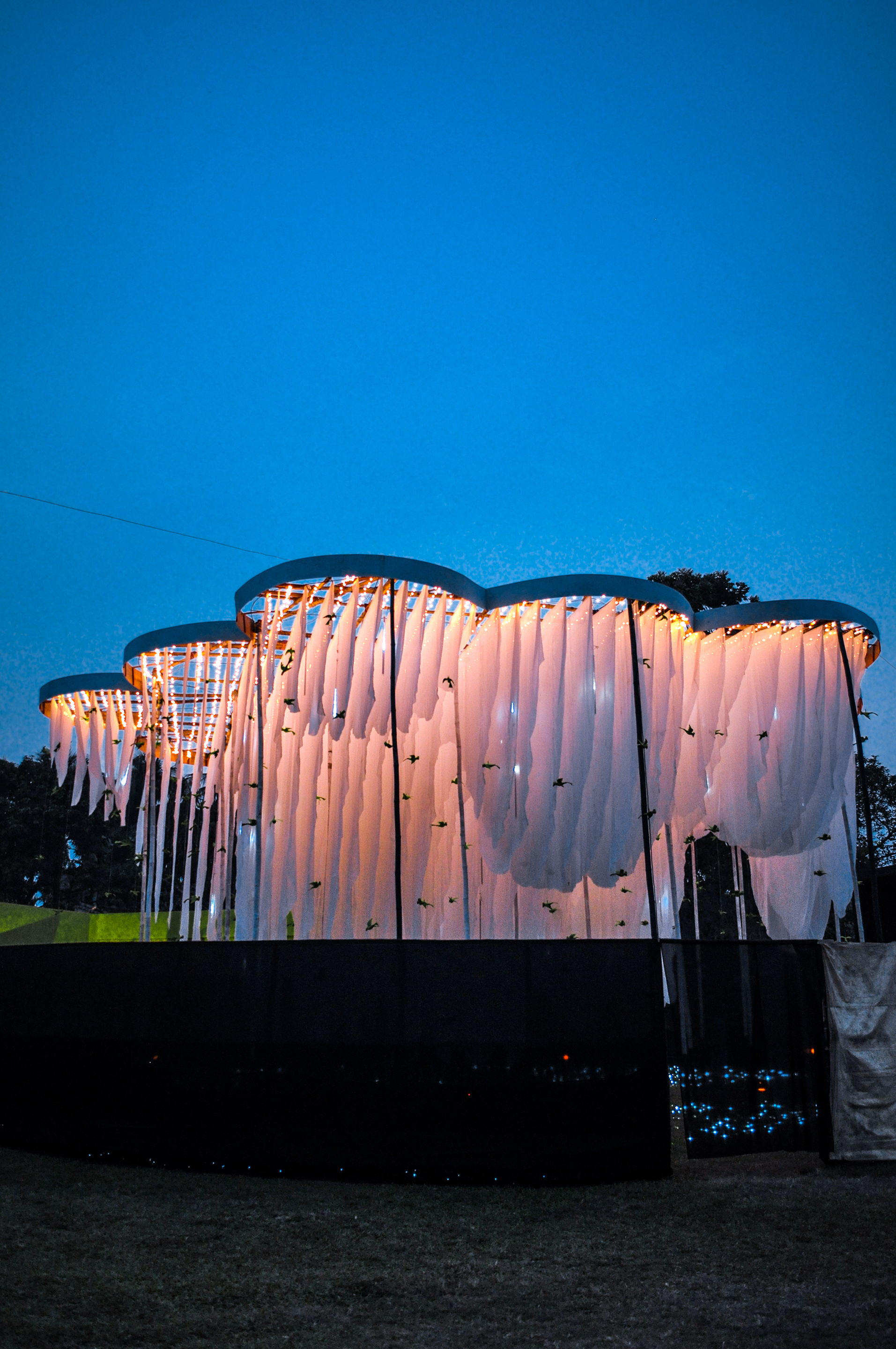 Gallery of Abin Design Studio Constructs Pavilion of Canopies for ...