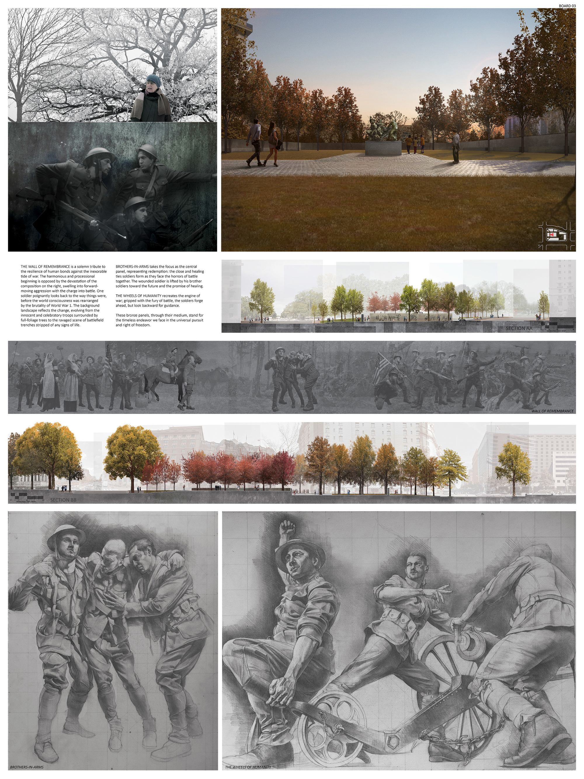 Gallery of Winning Design Selected for the World War I Memorial in DC - 5