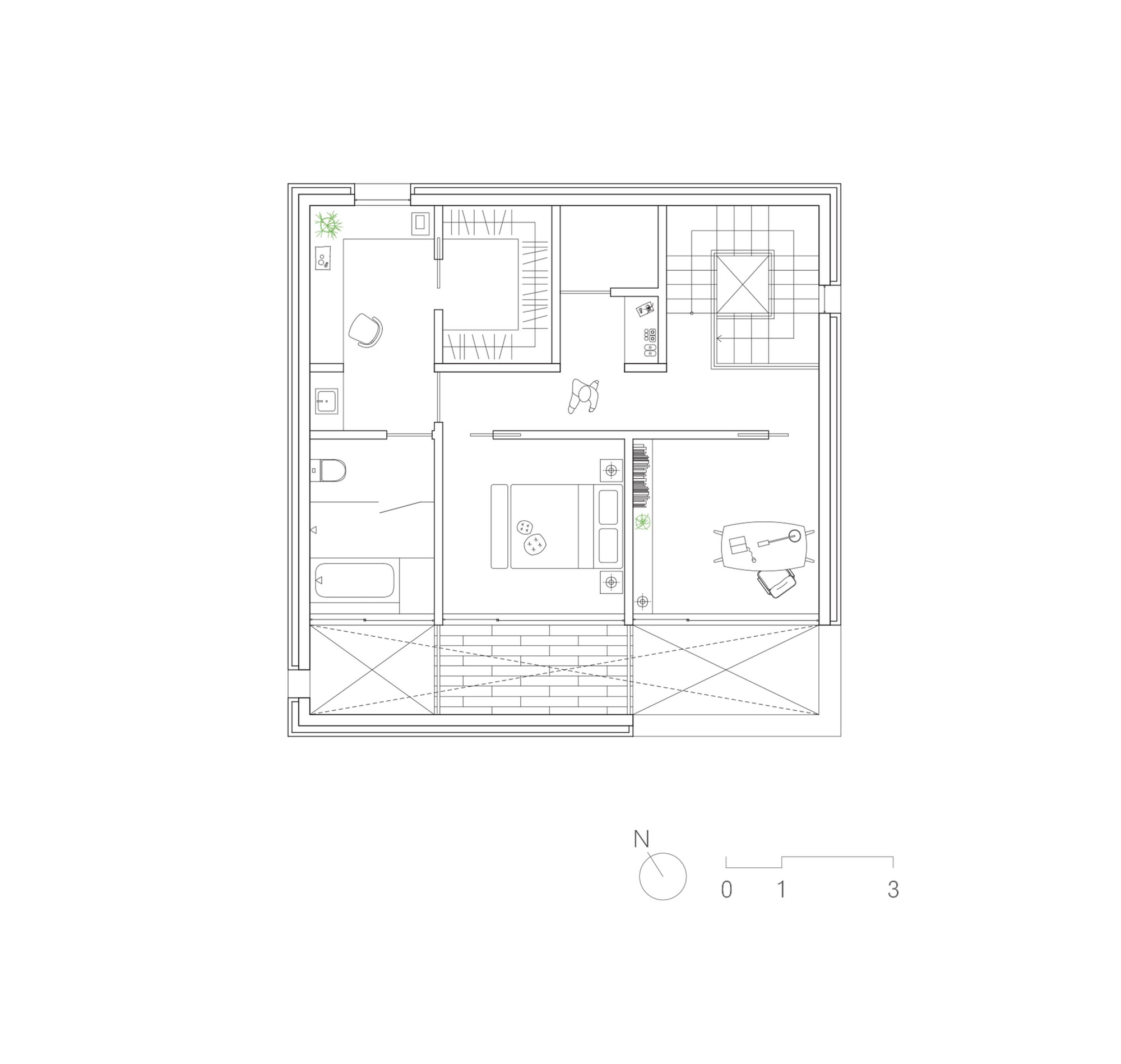 Closed Floor Plan Layout
