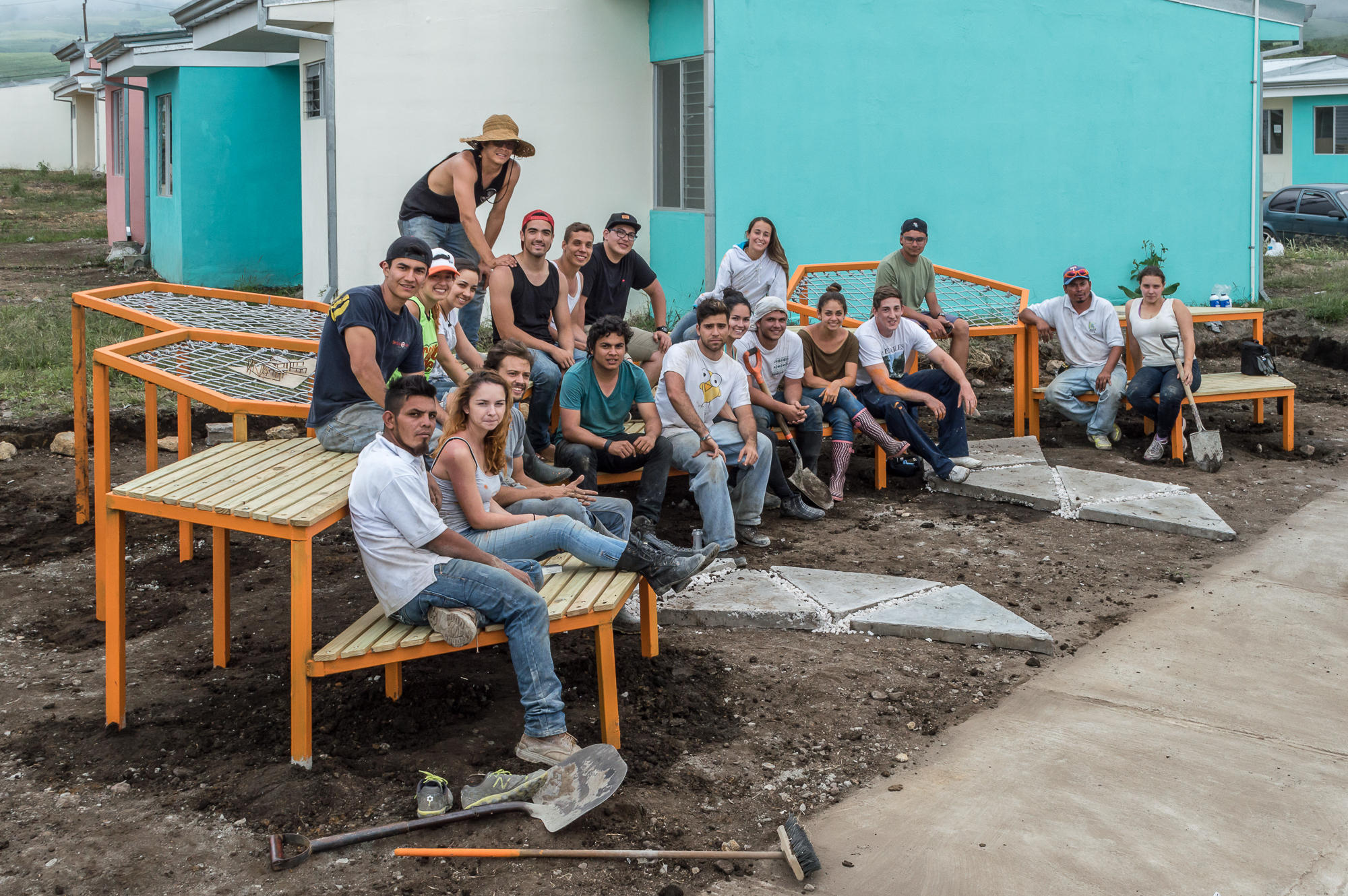 Galería de Taller "Entre Comunidad": estudiantes construyen espacios ...