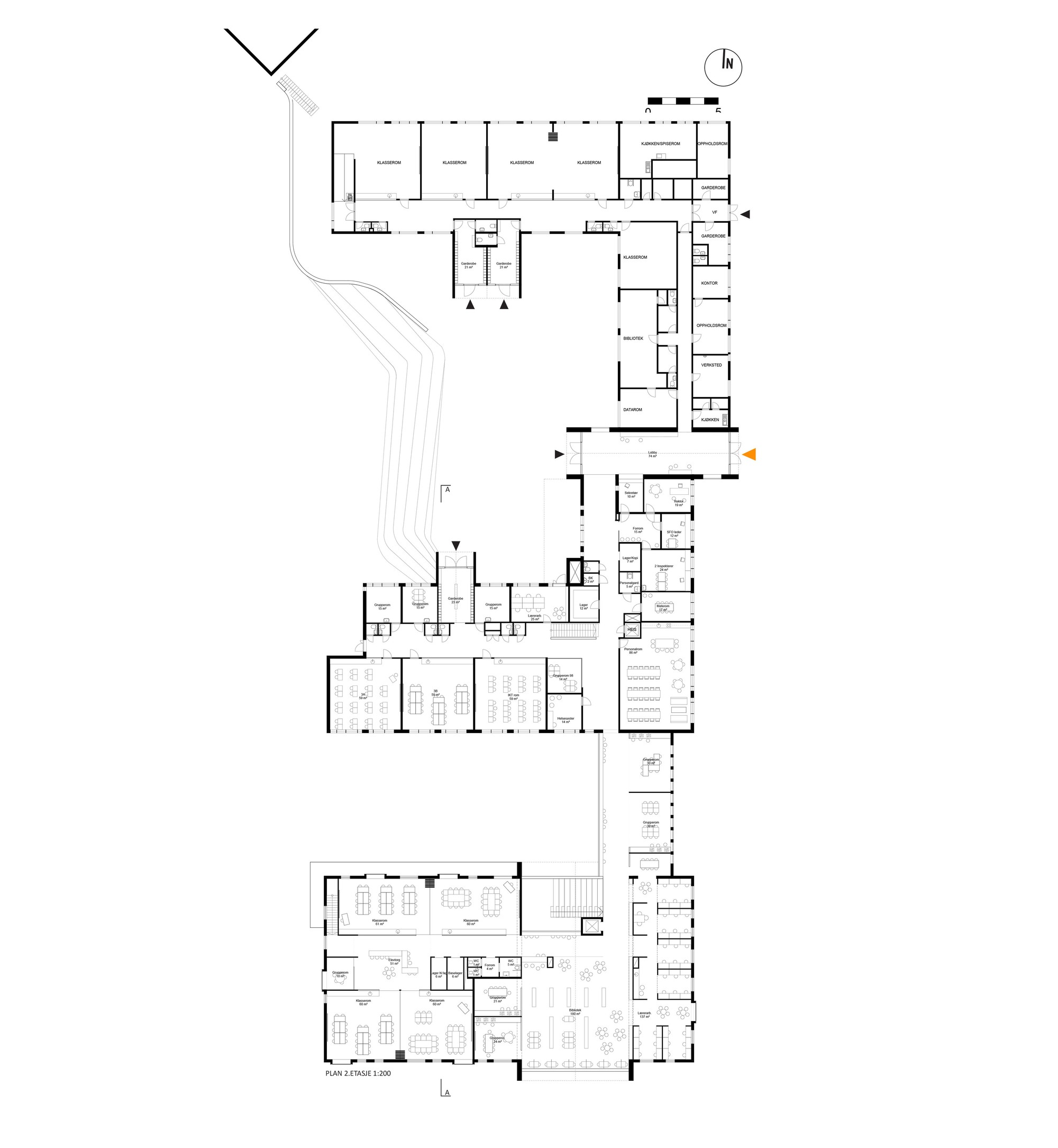 Gallery of Sørli School / Filter Arkitekter - 23