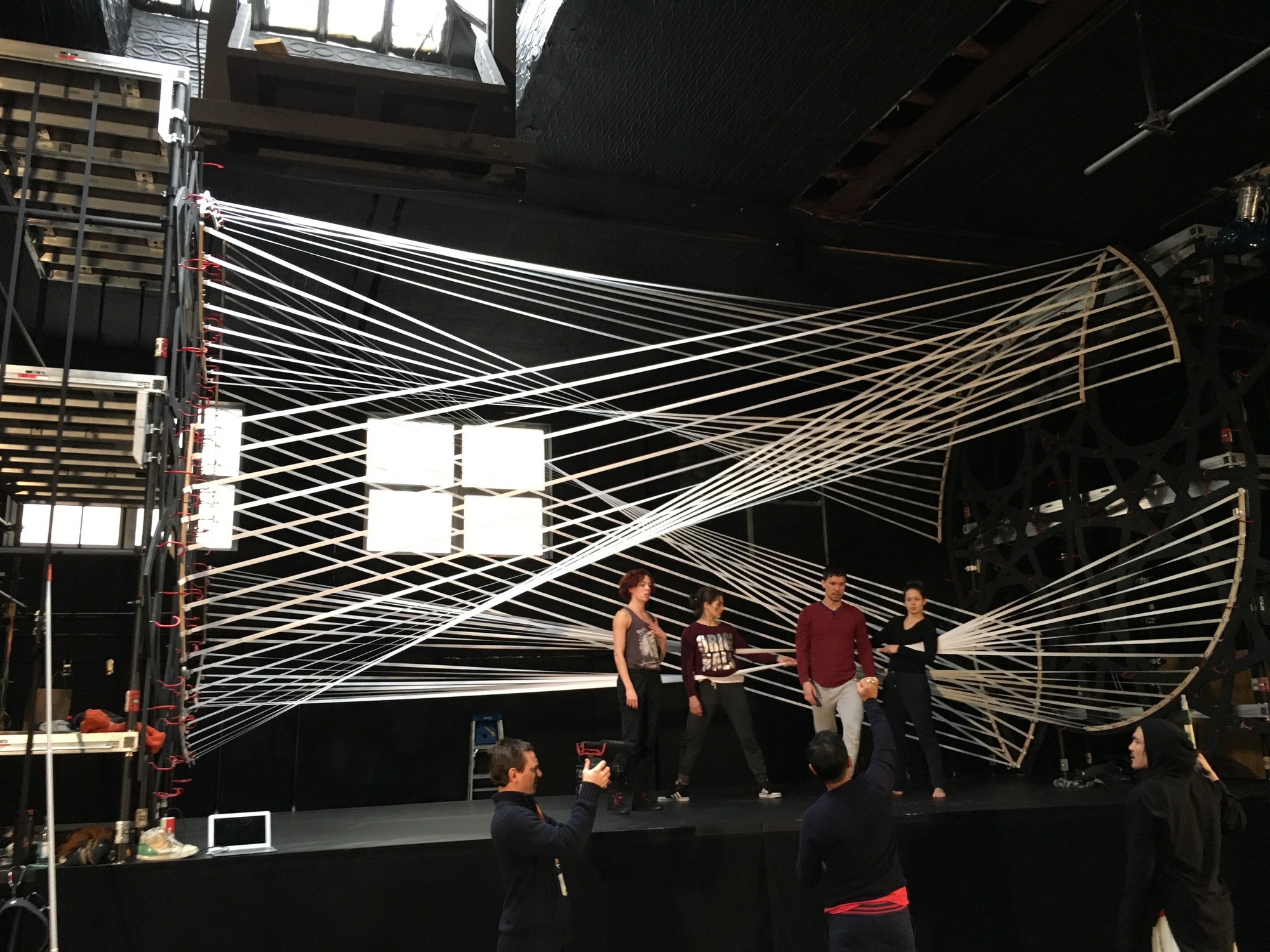 Gallery of Gabriel Calatrava Creates Interactive String Installation ...