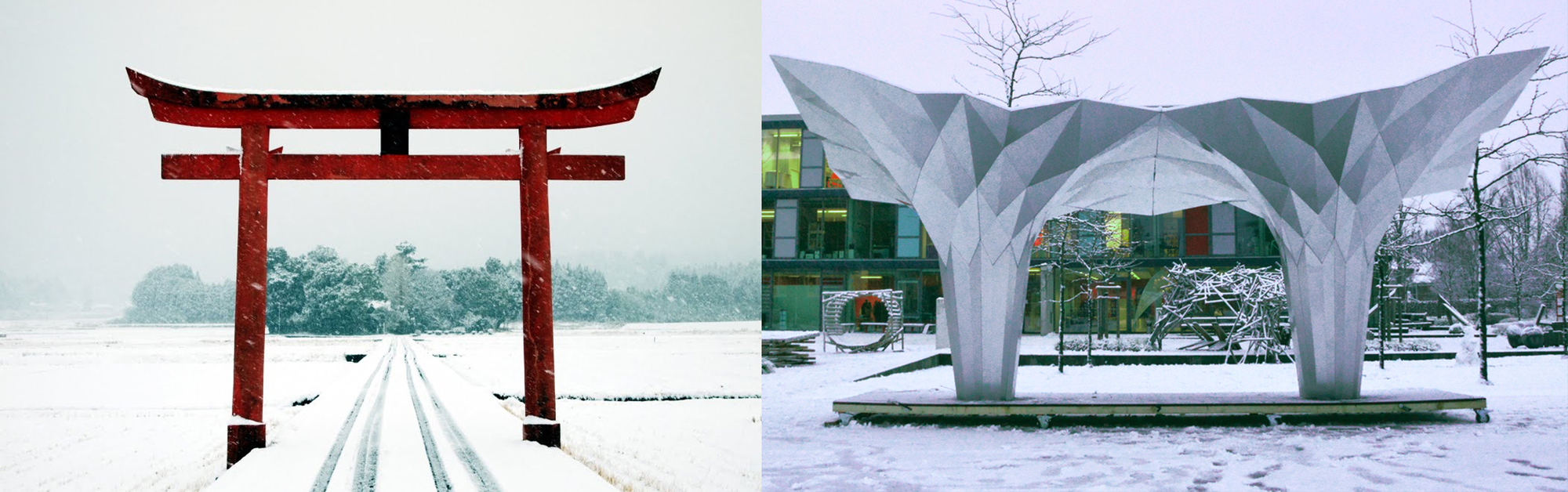 Gallery of Origami Pavilion Creates Shelter with 8 Folded Aluminum ...