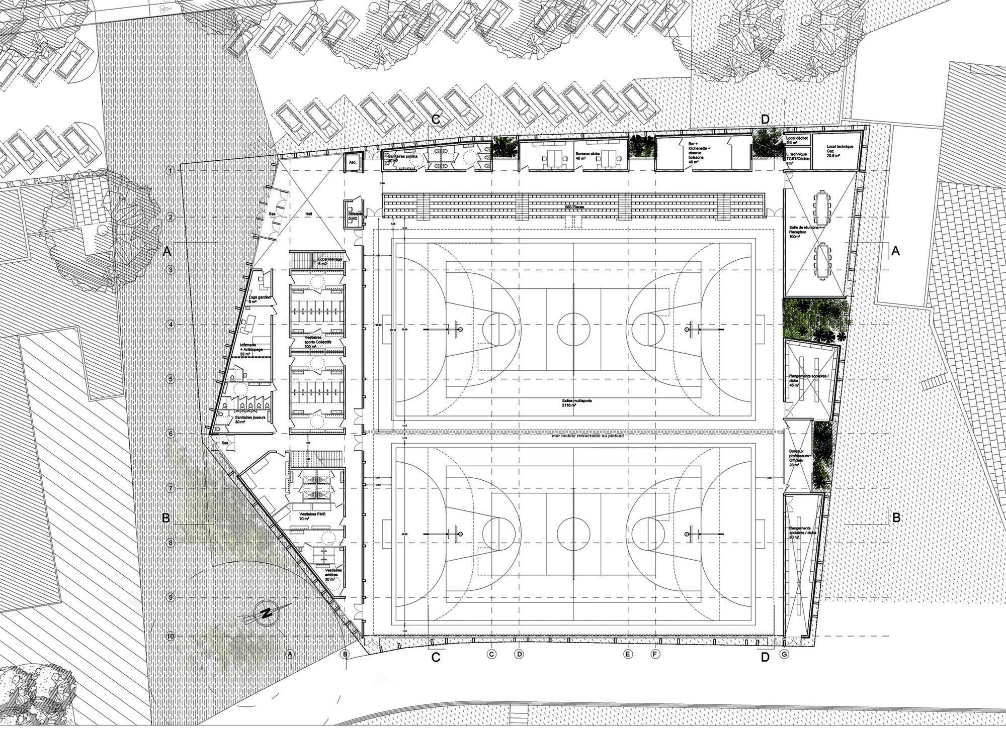 Galería de Gimnasio Henri Fogel / Christophe Rousselle Architecte - 26