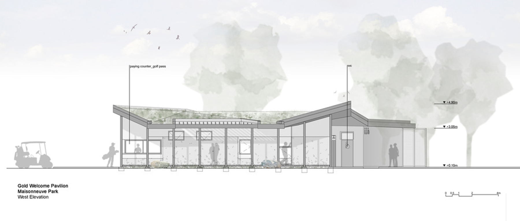 Gallery of Golf Welcome Pavilion at Maisonneuve Park / Cardin Julien - 14