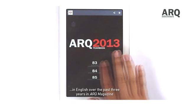 Gallery of ARQ Yearbook App Features Three Years of Academic Articles ...