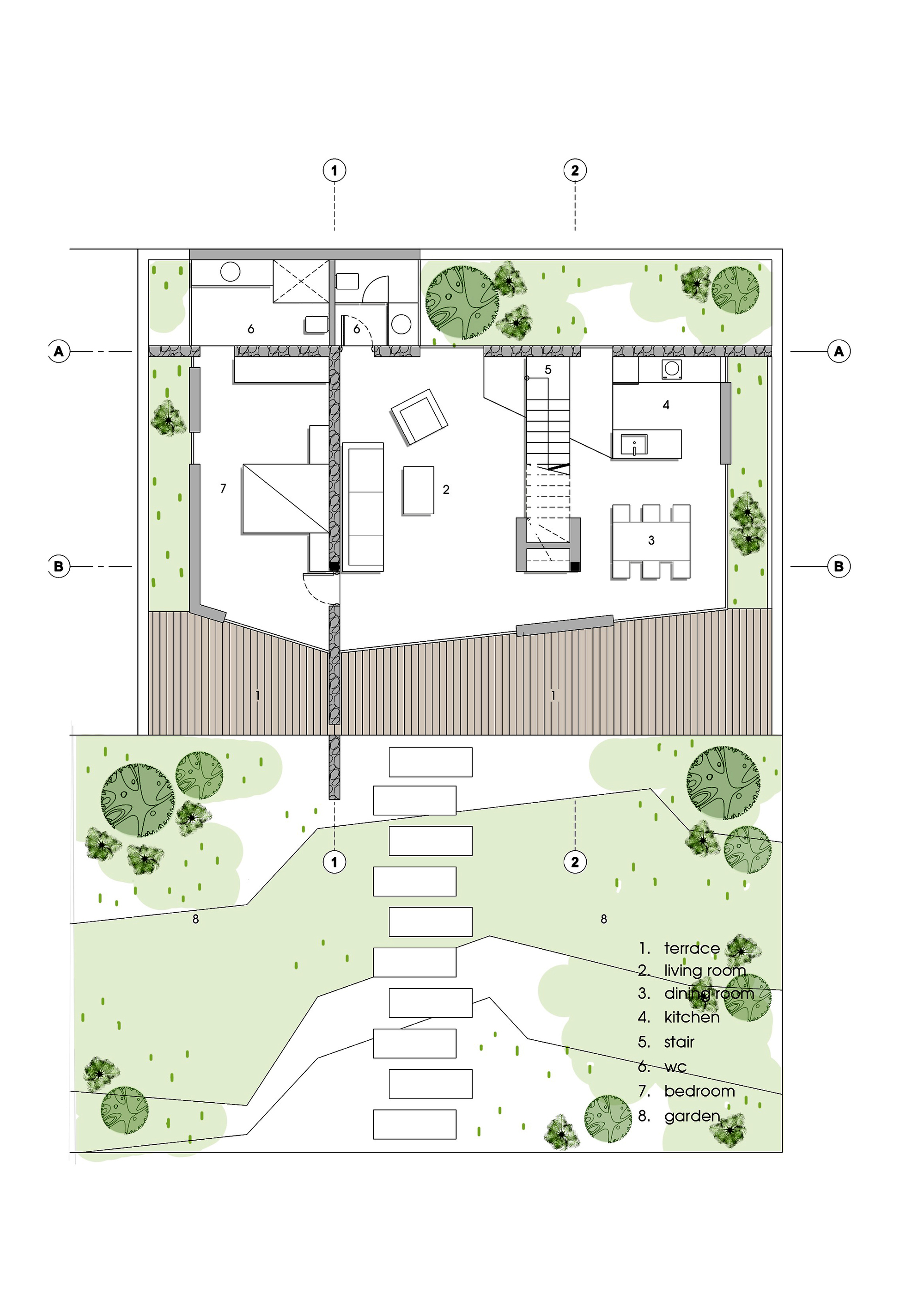 Galería de Casa con techo plegado / TOOB STUDIO - 23