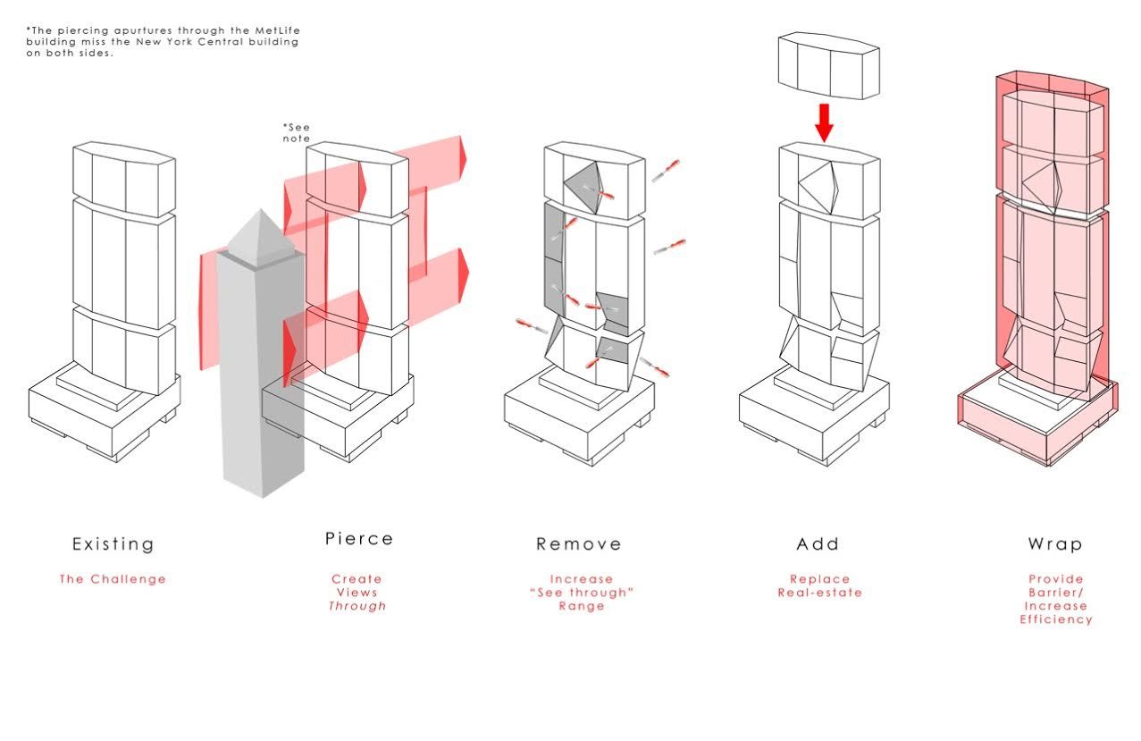 Gallery of 6 Teams Reimagine New York’s MetLife Building - 4