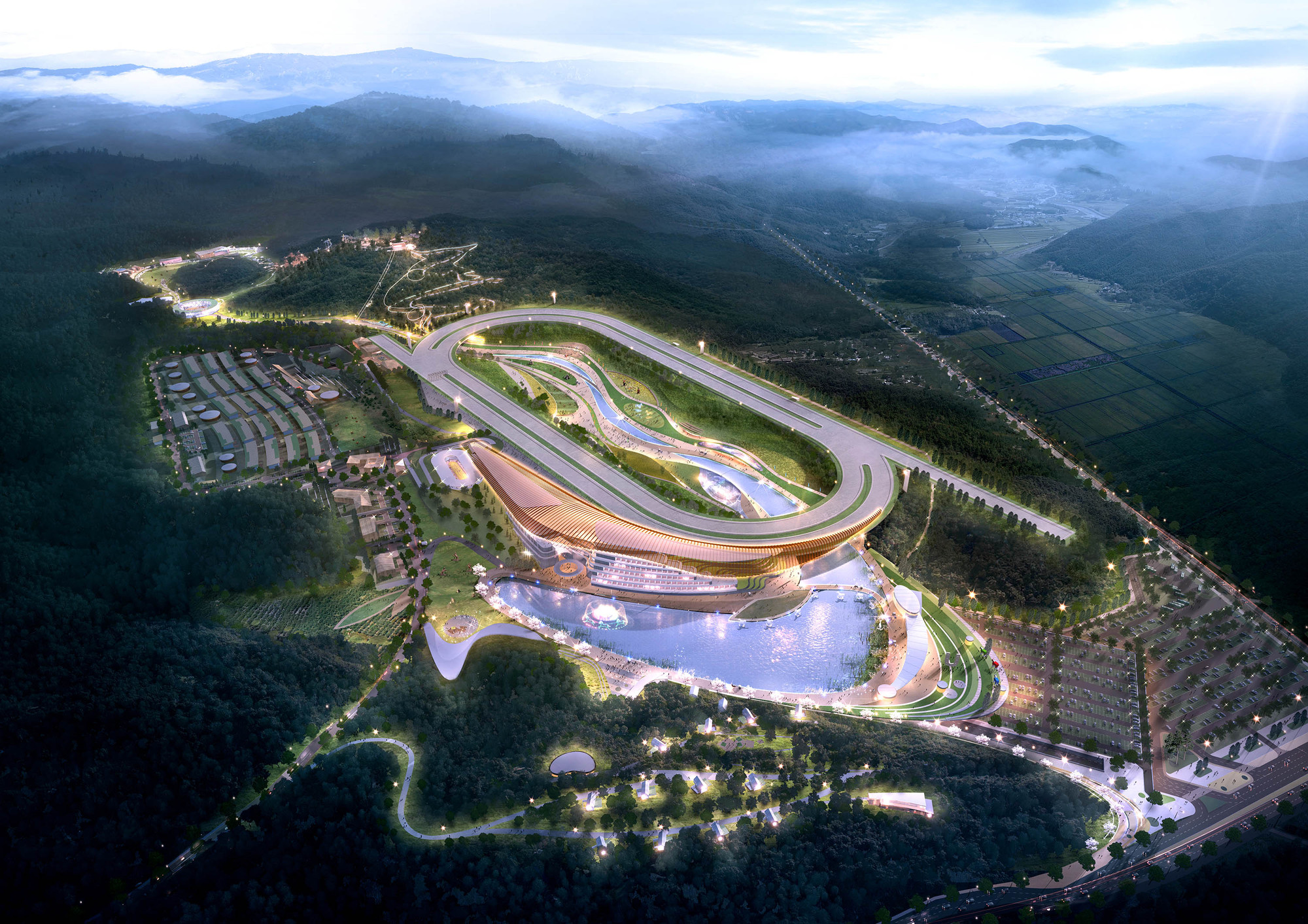 Gallery of NOW and Grimshaw to Design South Korean Horseracing Track - 4