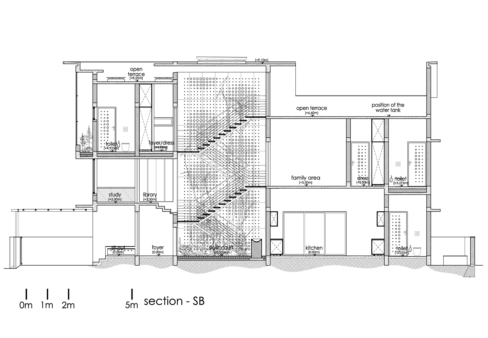 Gallery of The Breathing Wall Residence / LIJO.RENY Architects - 42