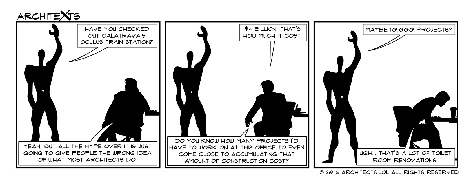 Comic Break: "Crazy Project Budgets" | ArchDaily