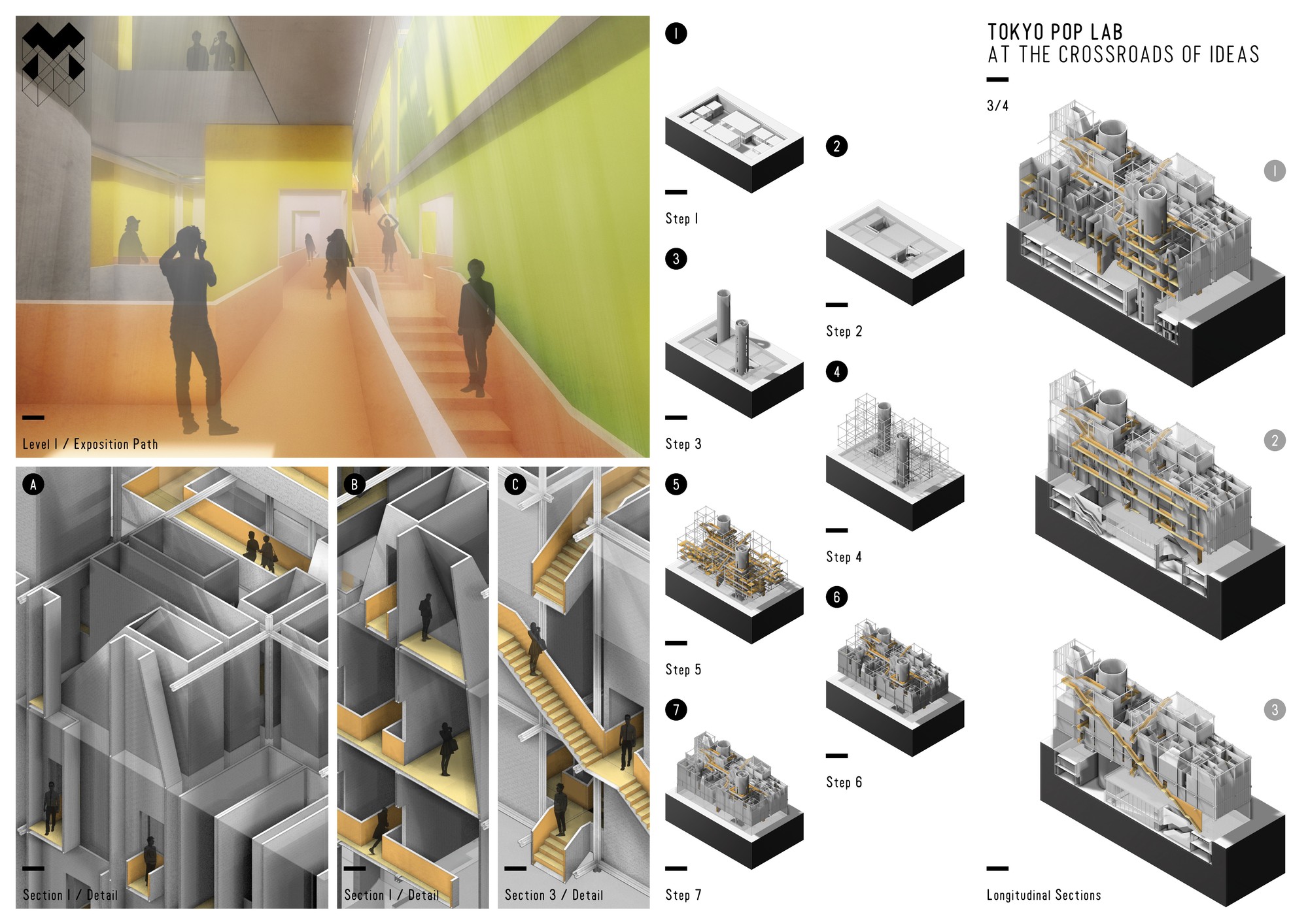 Gallery of Tokyo Pop Lab Honorable Mention Layers Boxes in a 3D ...