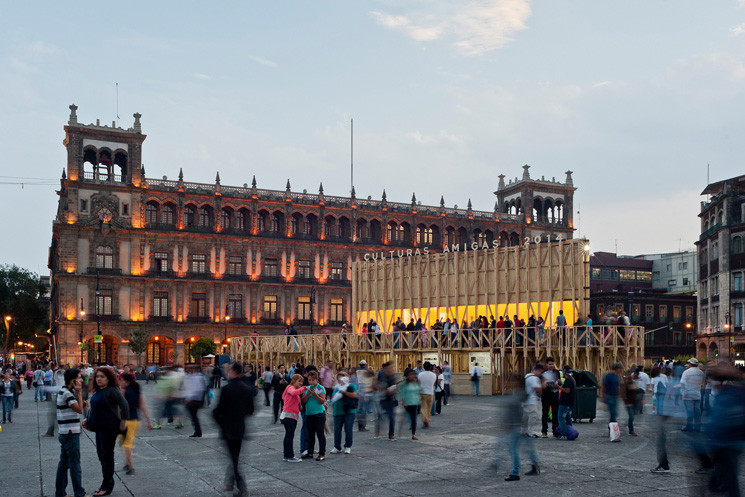 PRODUCTORA's Pavilion on the Zocalo Wins MCHAP.emerge 2014/2015 | ArchDaily