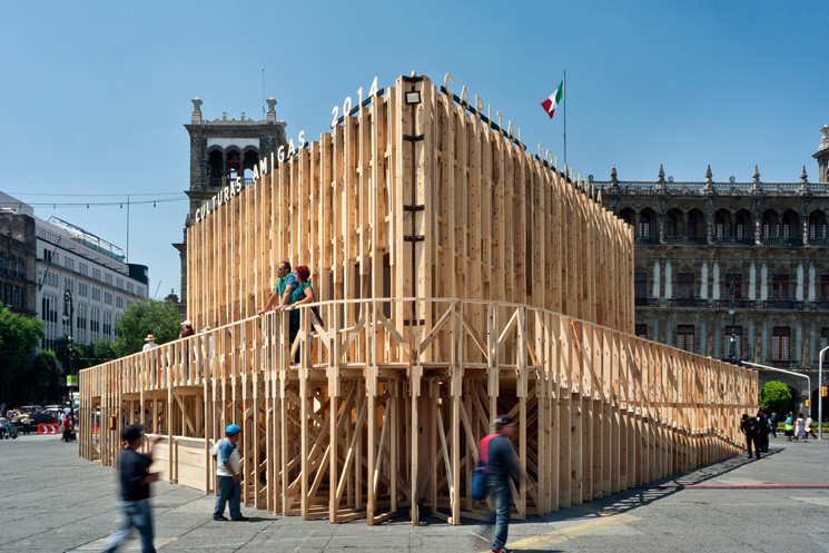 Gallery of PRODUCTORA's Pavilion on the Zocalo Wins MCHAP.emerge 2014/ ...
