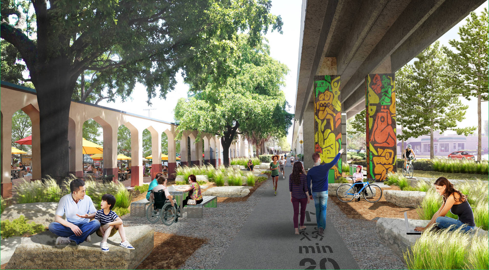 Galería de The Underline, el parque lineal de 16 kilómetros que se ...