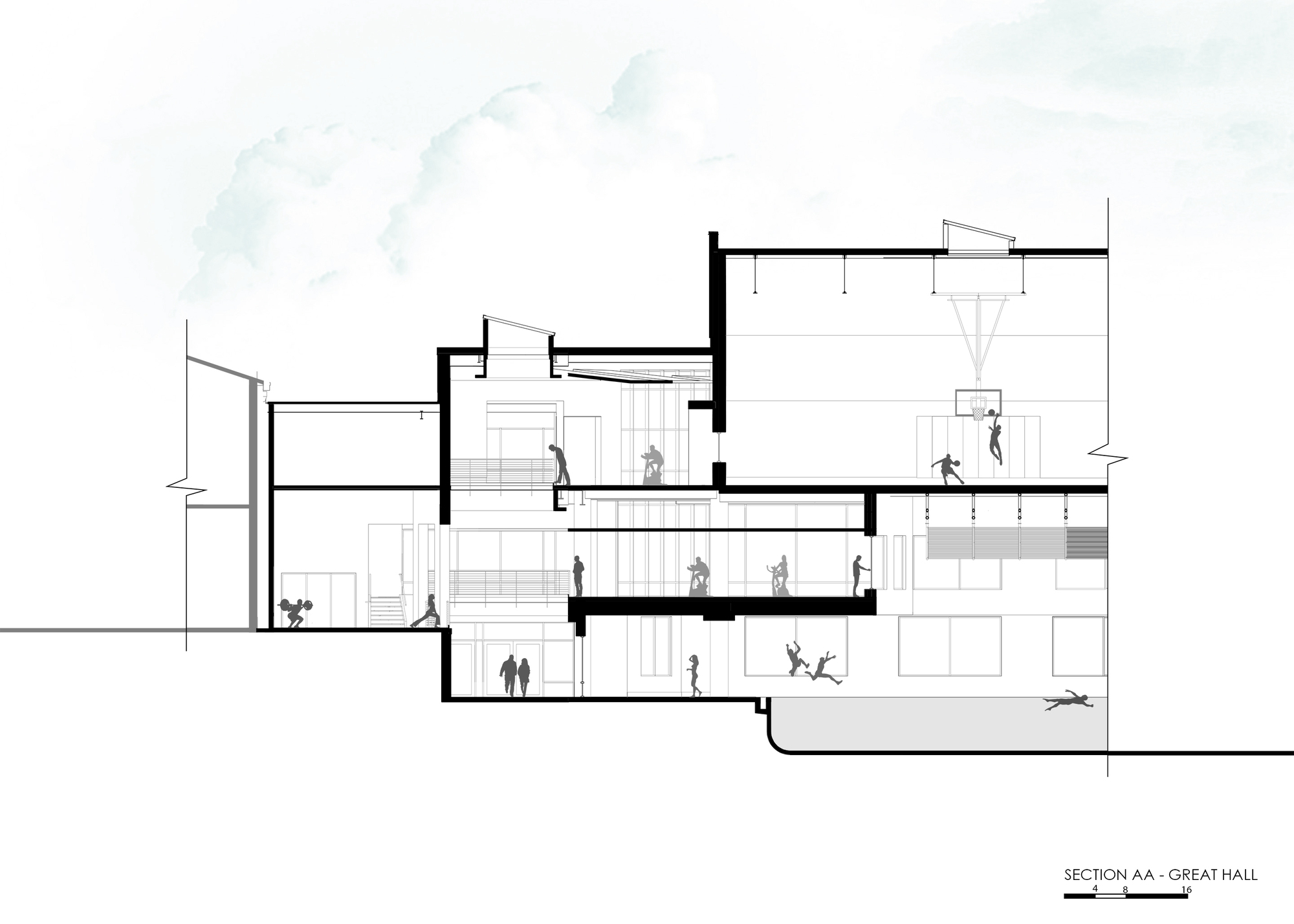 Gallery of Student Recreation Center Expansion and Renovation / RDG ...